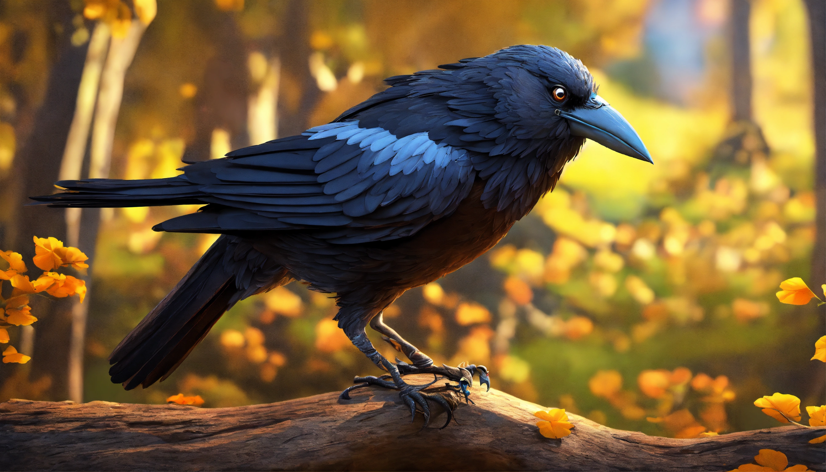 Lexica - Generate an image of the wise old crow, 3d cartoon pictures ...