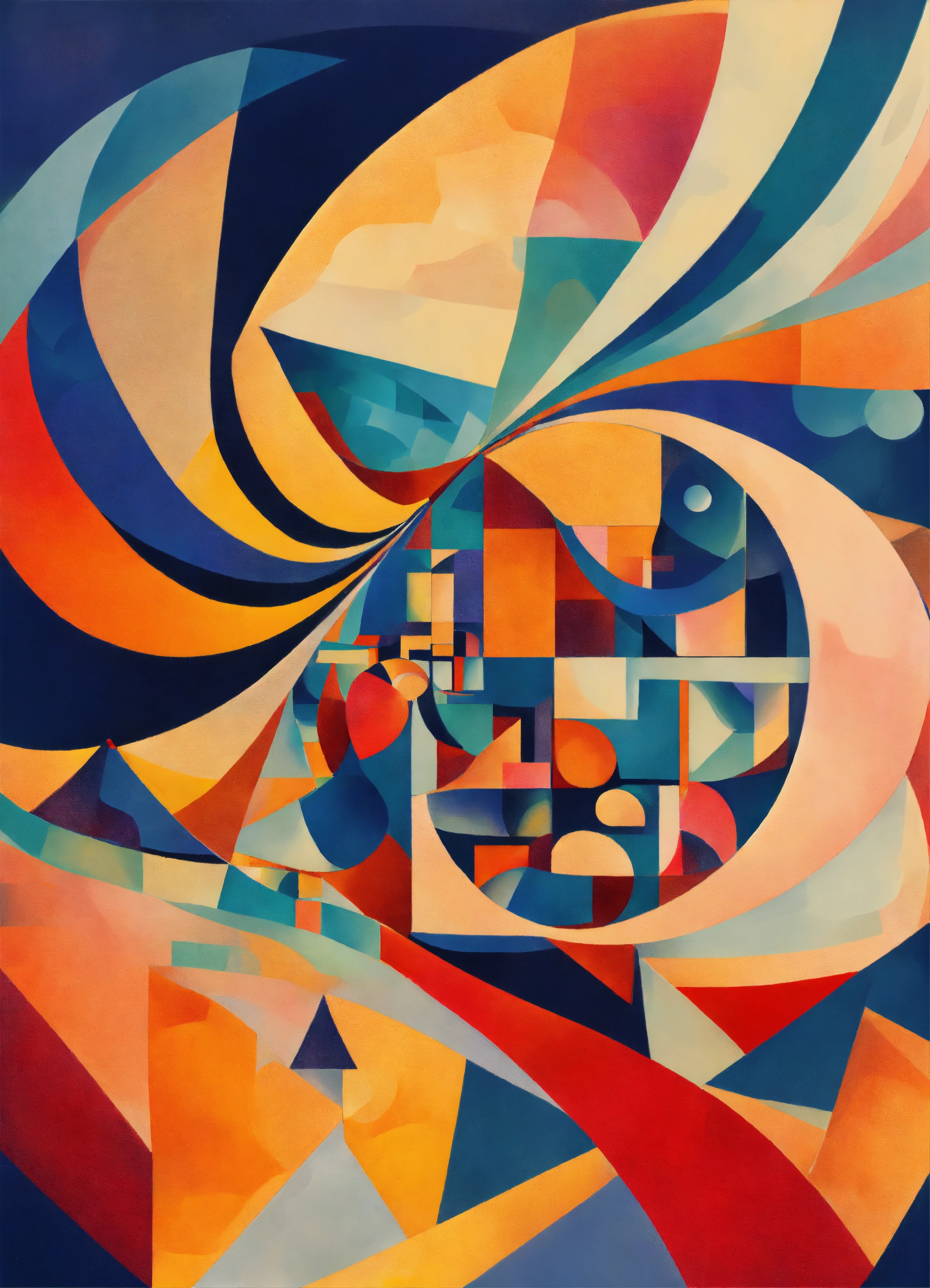 Lexica - Abstract design and minimalist of Stellar Infinity cubist art ...