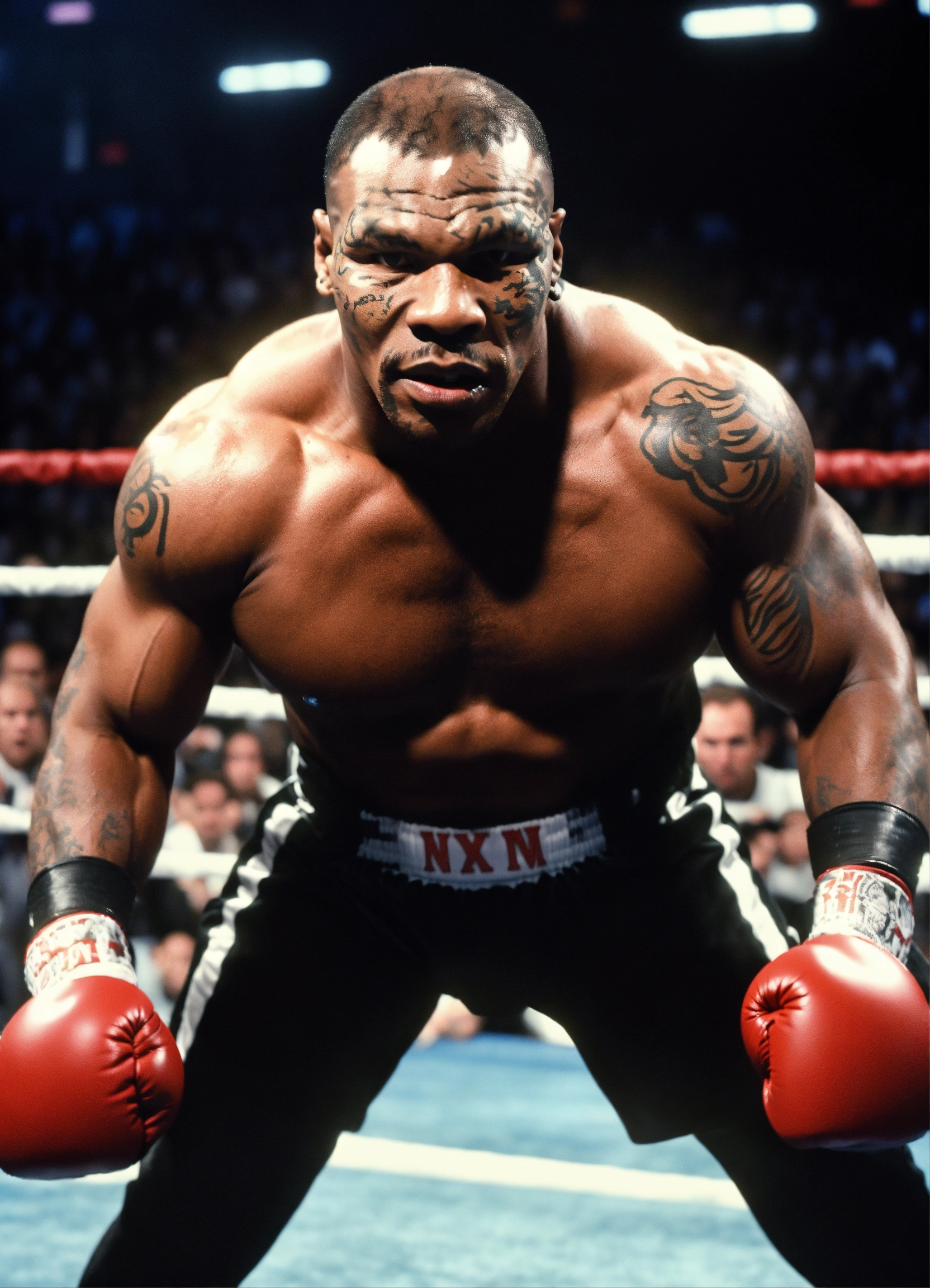 Lexica - Mike Tyson as a monster about to destroy someone’s body in the ...