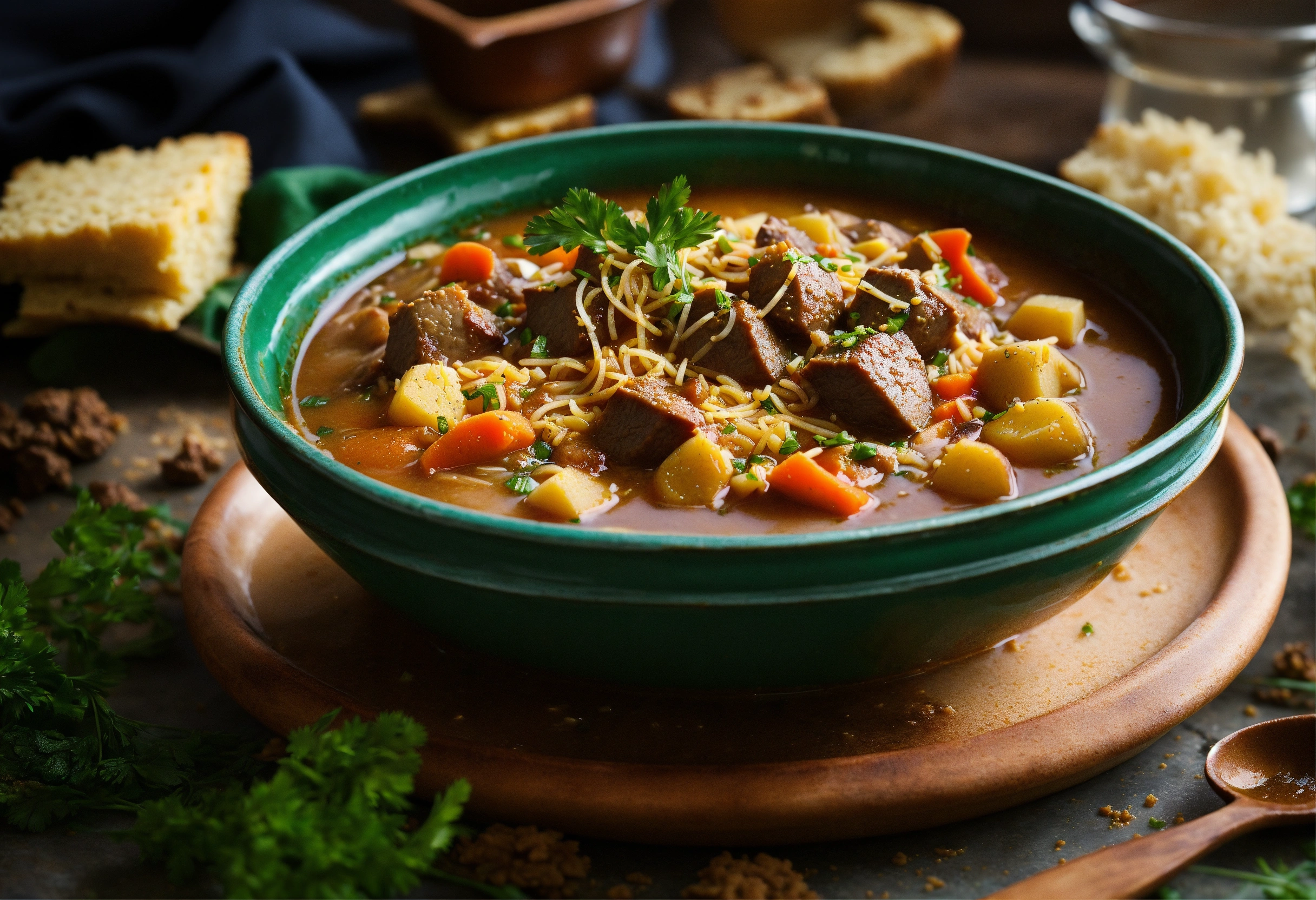Lexica - Capture the essence of a meat stew with indonesian ketjap ...