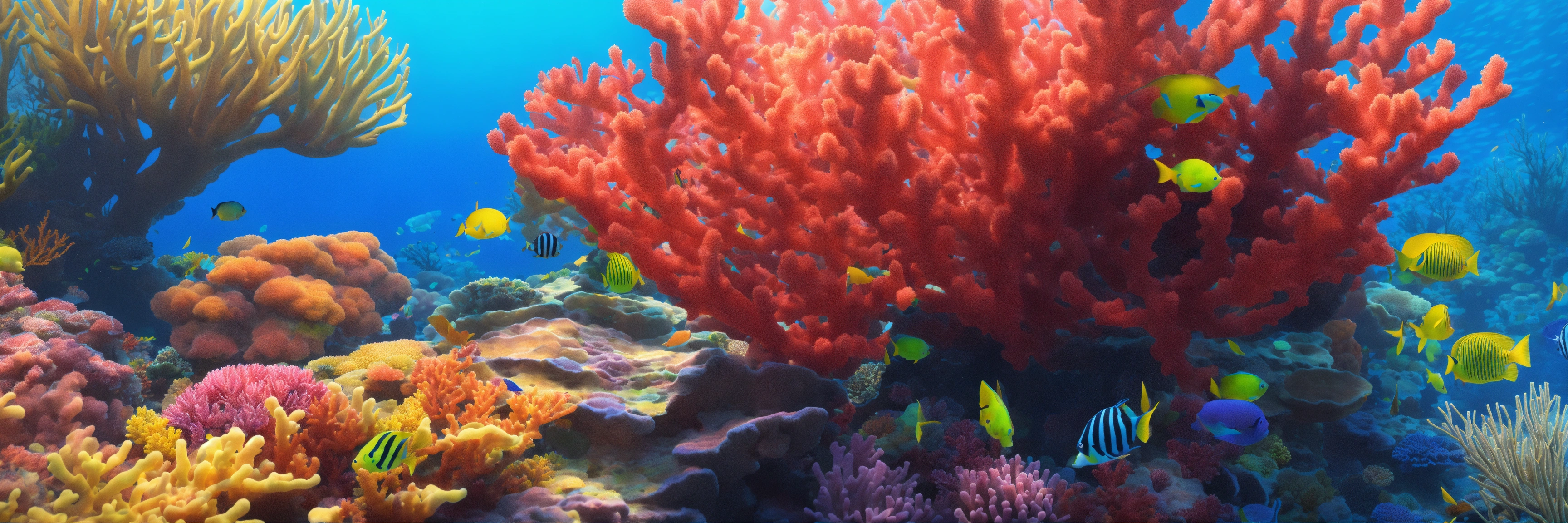 Lexica - Majestic colorfull coral reef, masterpiece, hyper realism ...