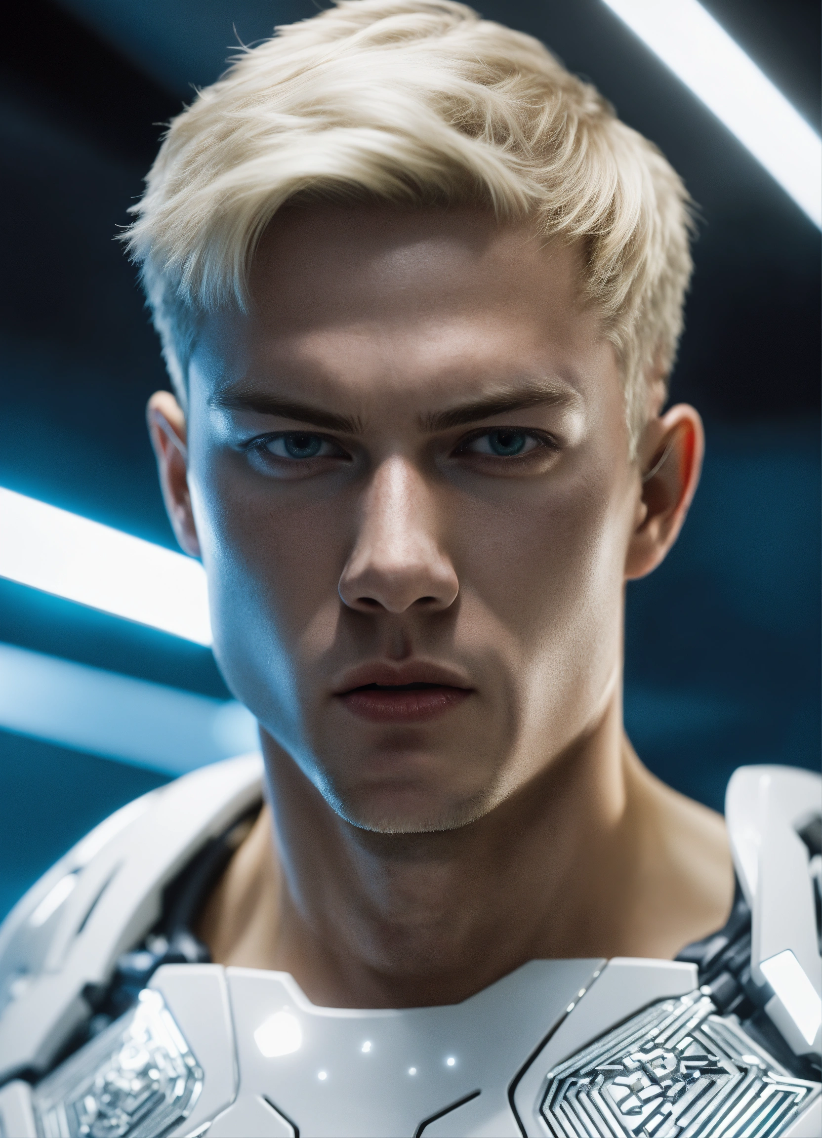 Lexica - A highly detailed photo of a white 23-year-old man, blonde ...