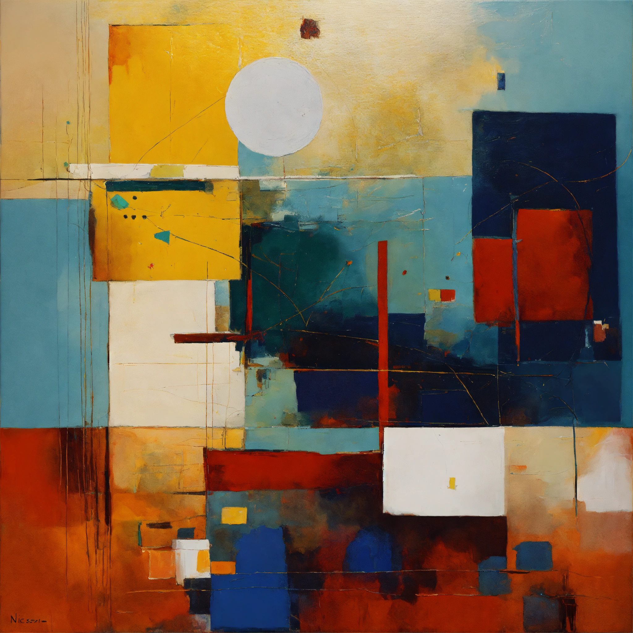 Lexica - Abstract, bio morphism, oil painting, transparent, in style ...