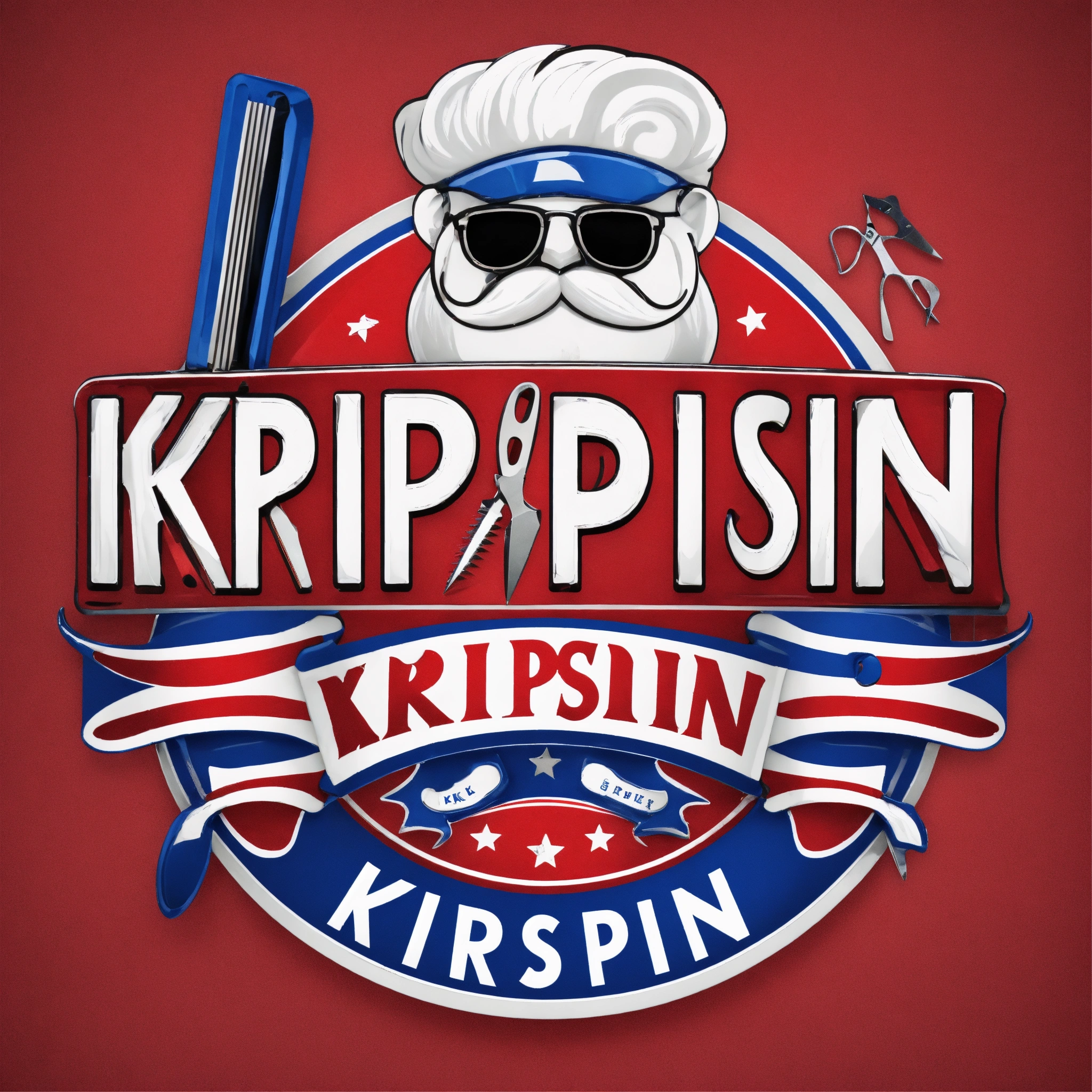 Lexica - Write word "Krispin" "Krispin" "Krispin" as a logo, headline ...