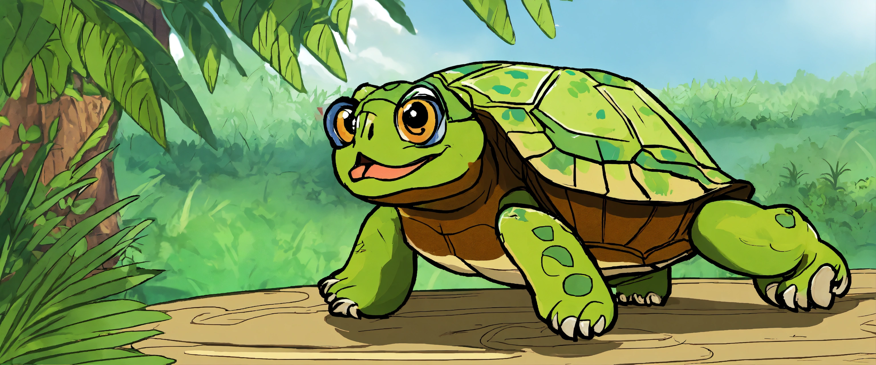 Lexica - Leader of the Jungle Jumble Jamboree Crew, a wise old turtle ...