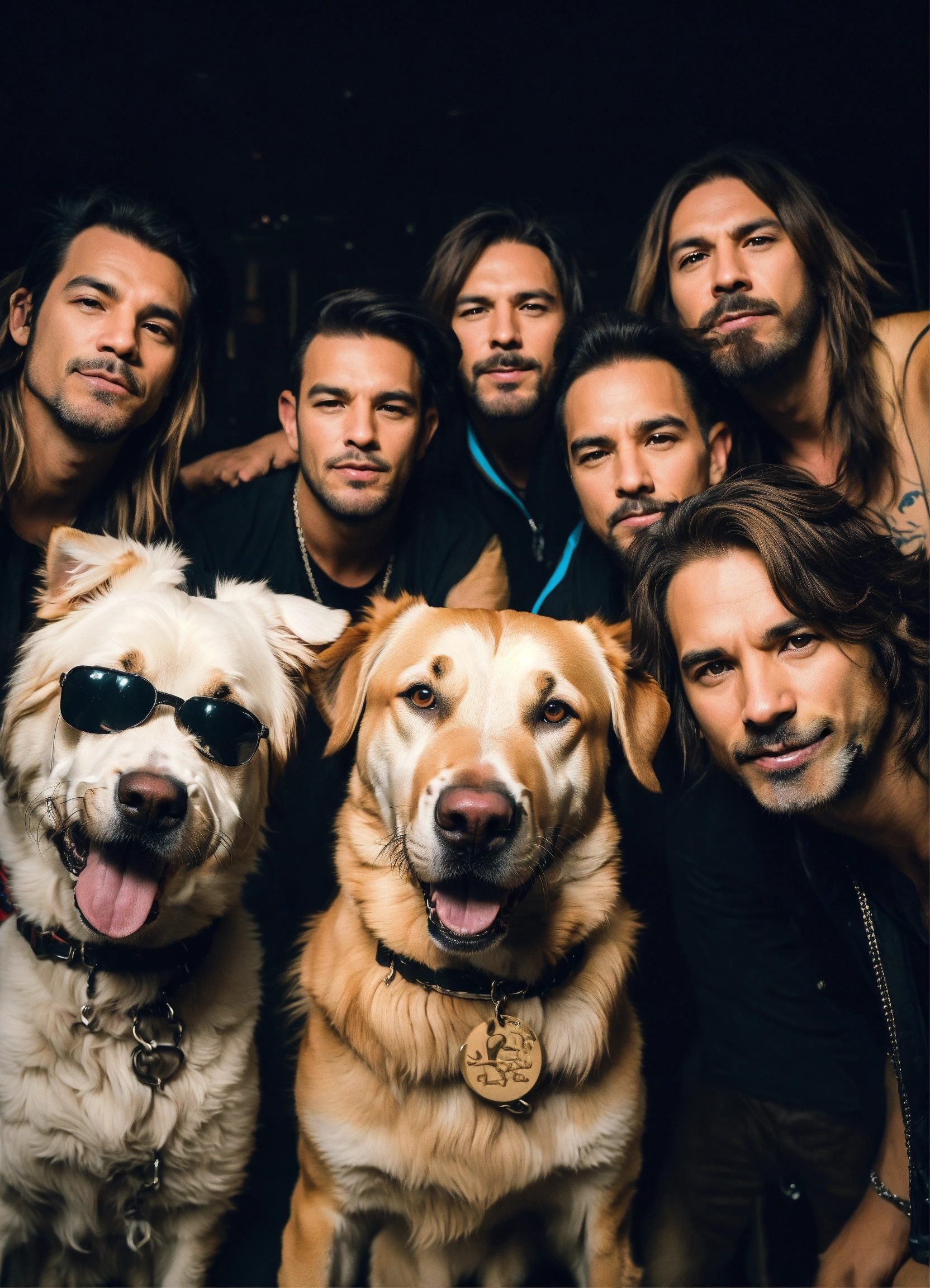 Lexica - Un grupo de rock de perros, donde el cantante esta haciendo la ...
