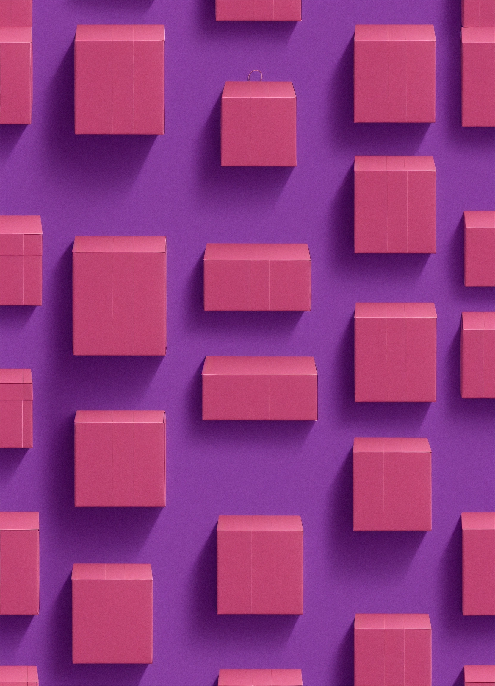 Lexica - Purple packaging box packaging on purple background.