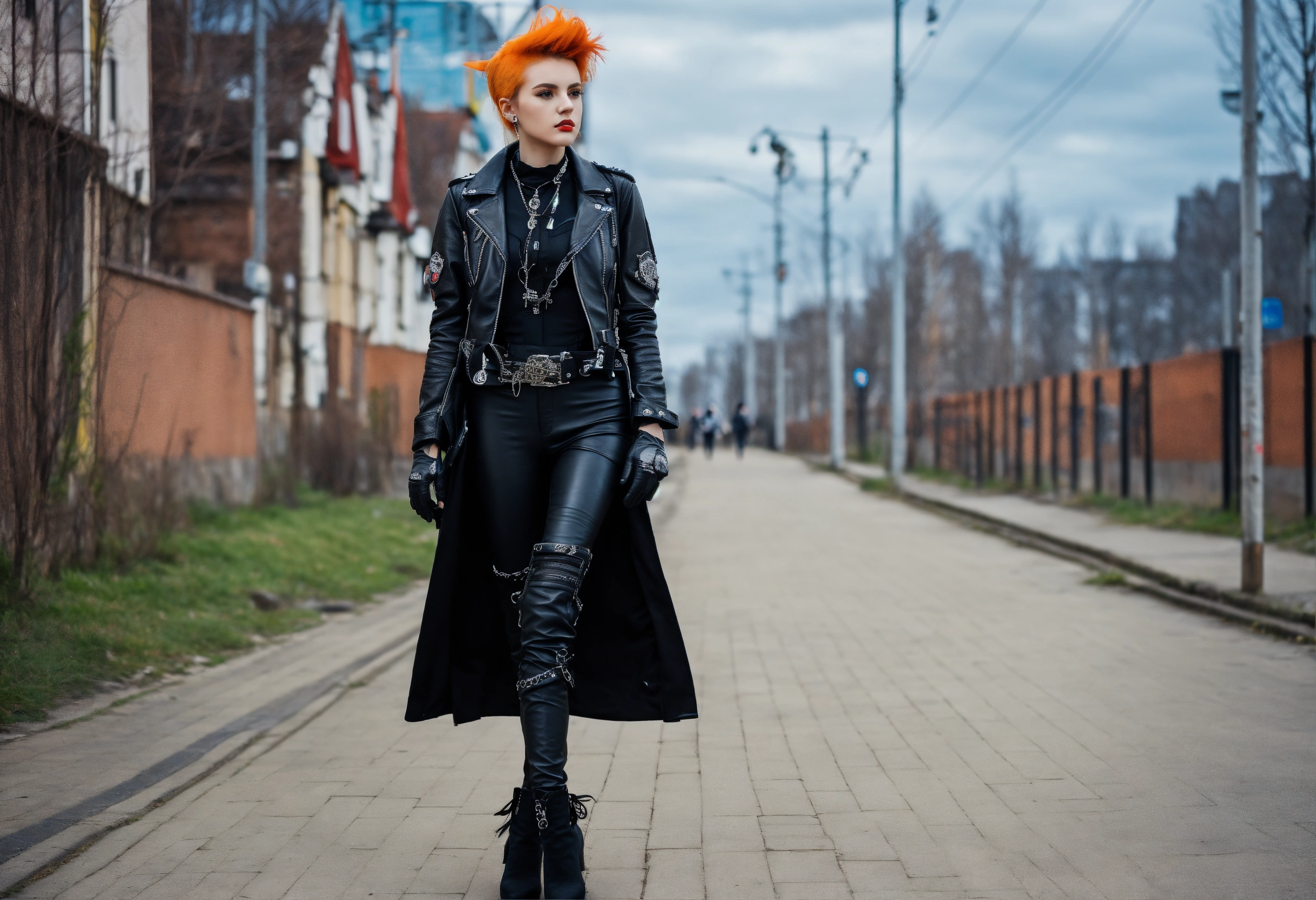 Lexica - Five 20 year old polish female punk fashion bloggers wearing a ...