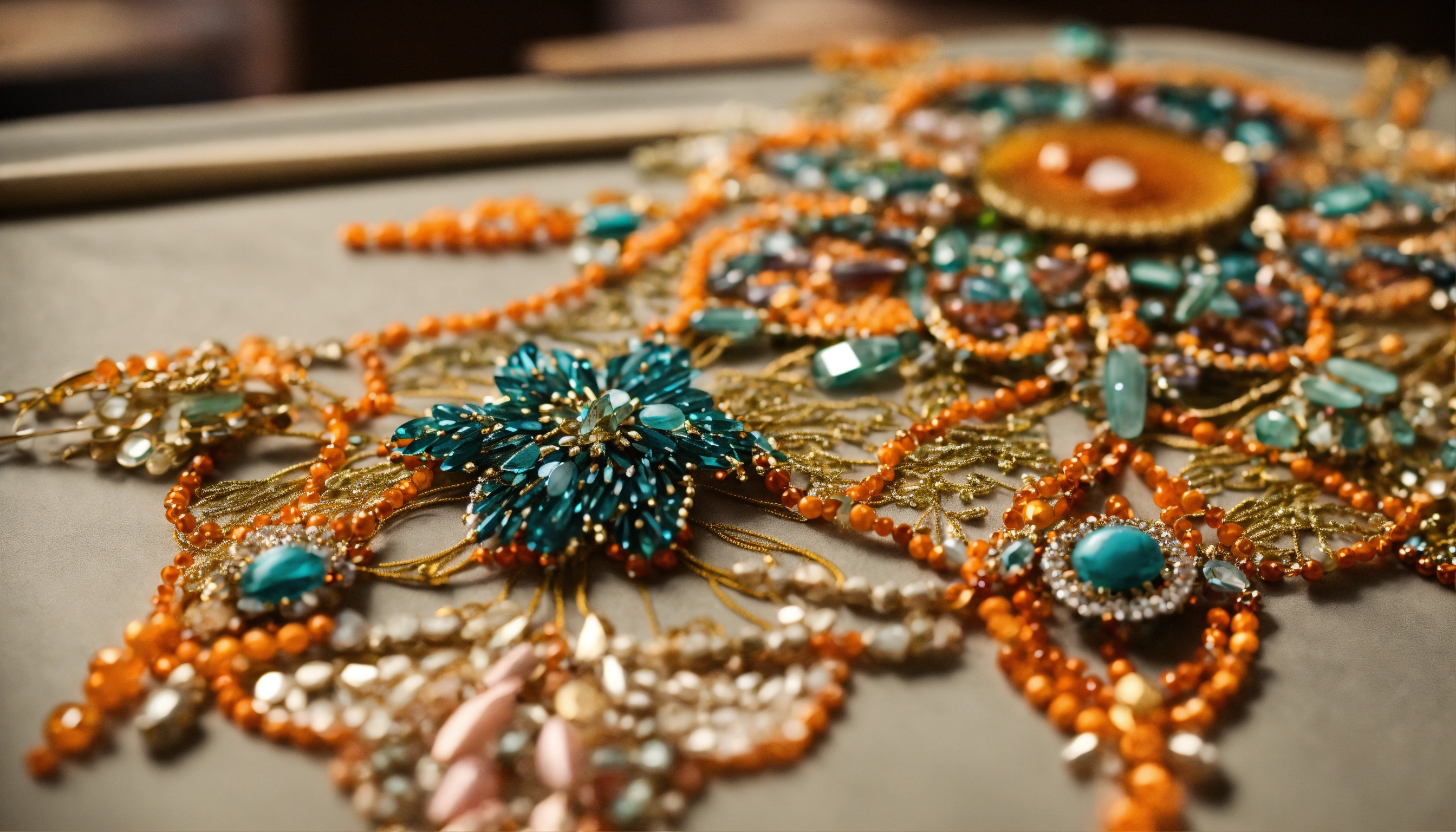 Lexica - Detailed fashion sketch of beadwork designs for cocktail dresses