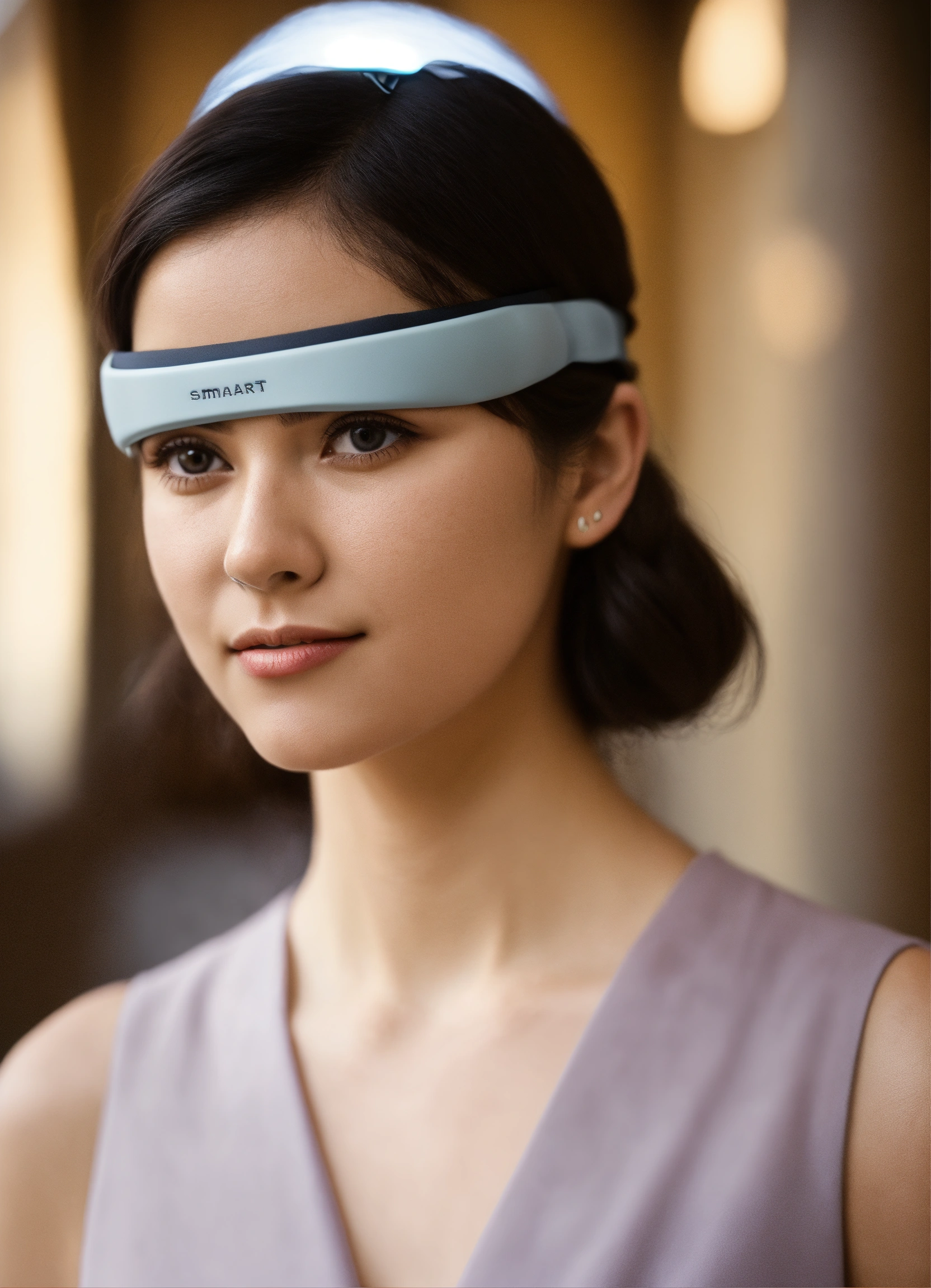 Lexica - Smart elegant small headband on visually impaired individual ...