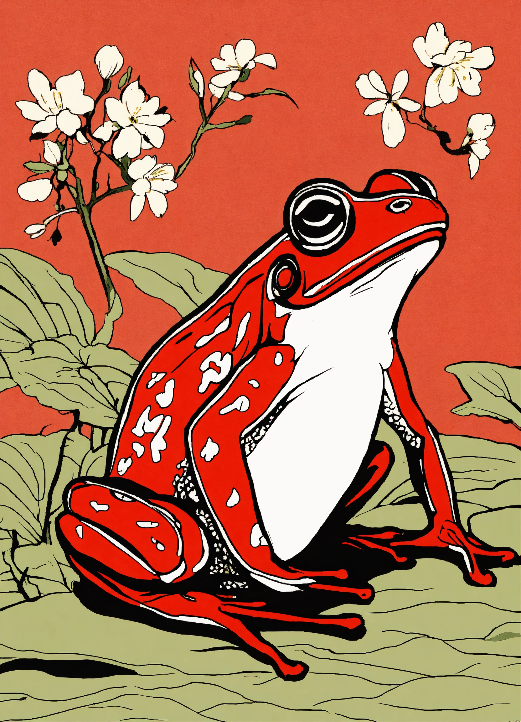 Lexica - Simple drawing with japonais style, Matsumoto Hoji Frog ...