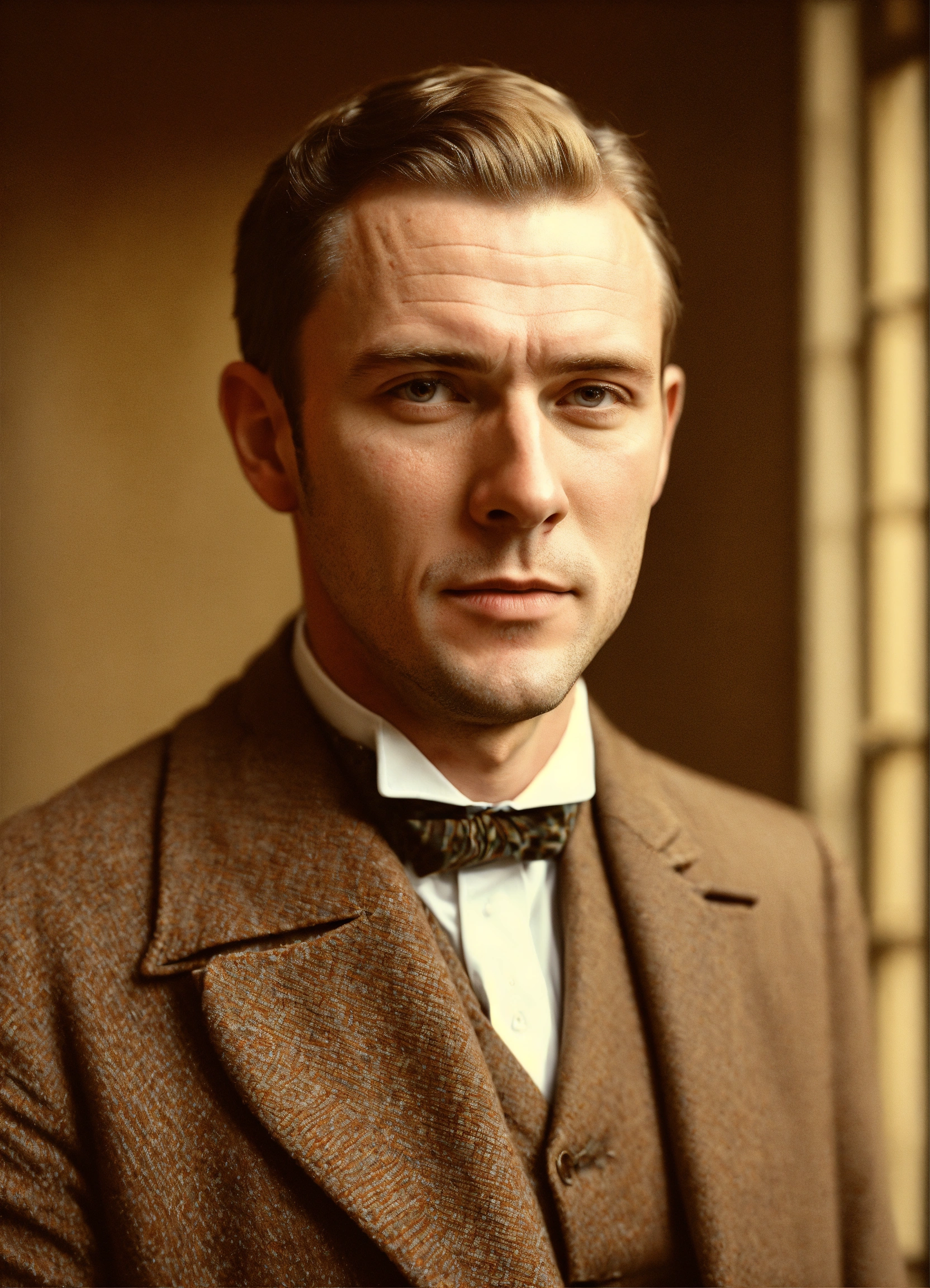 Lexica - A handsome white British gentleman in photograph style, 35-55 ...