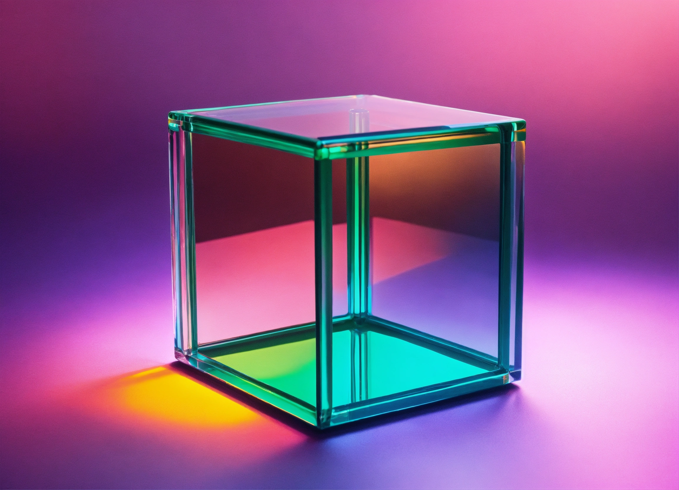 Lexica - Cube, 4k, dreams inside cube!, glass cube, iridescent, studio ...