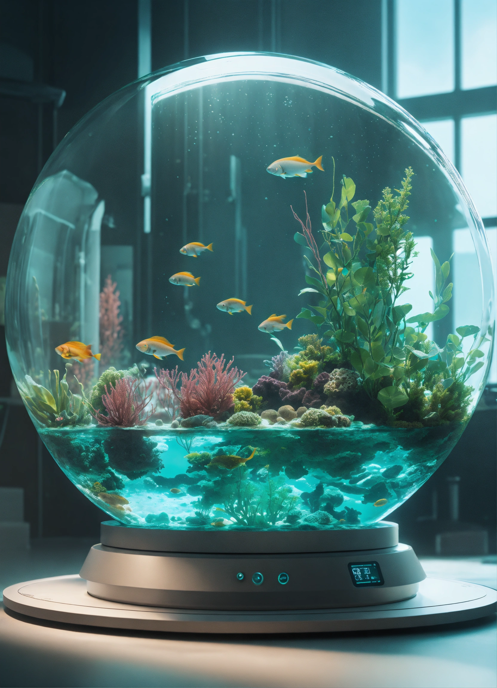 Lexica - Futuristic sci-fi underwater lab, Flat Design, Product-View ...