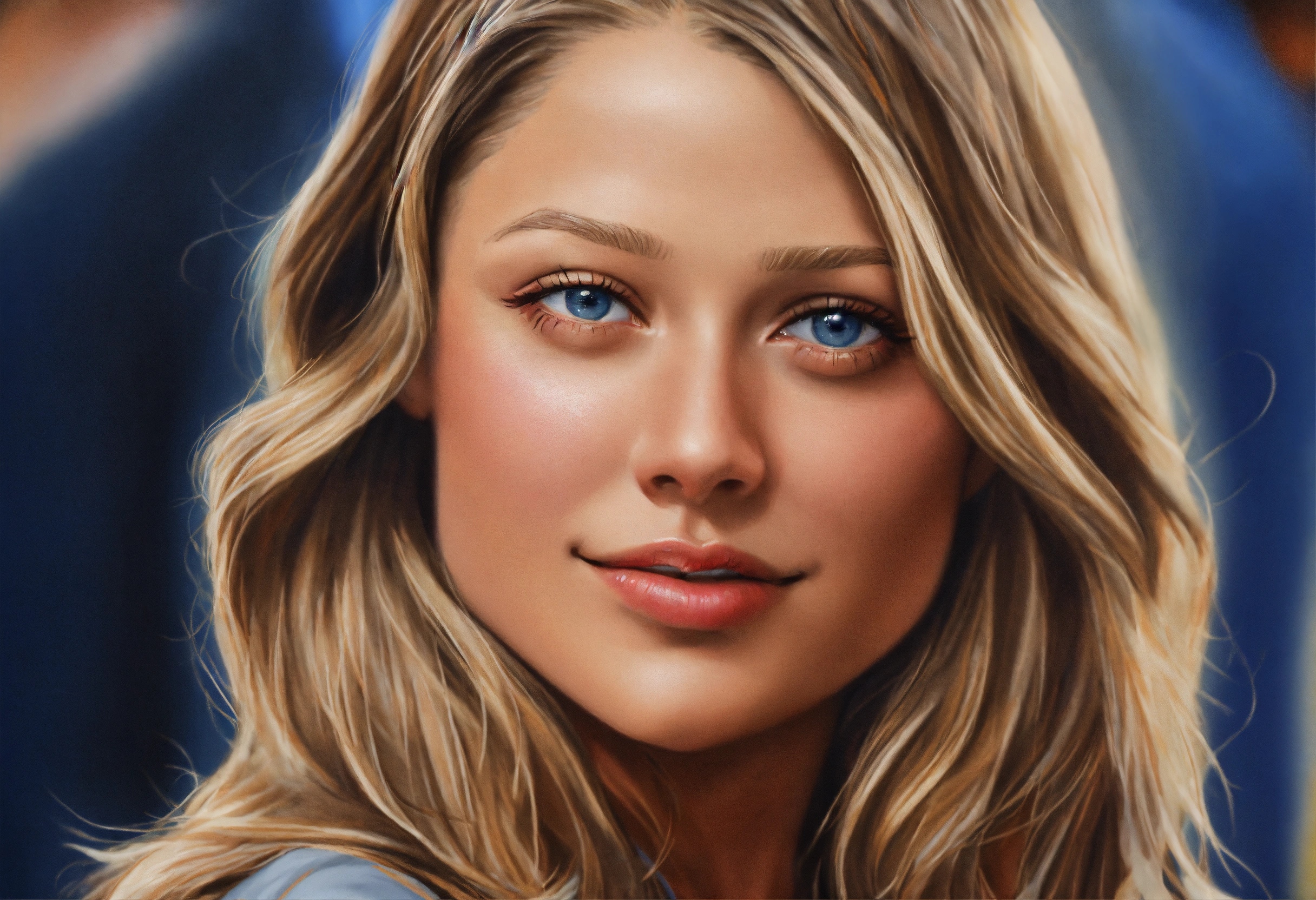 Lexica - Realistic detailed portrait Melissa Benoist