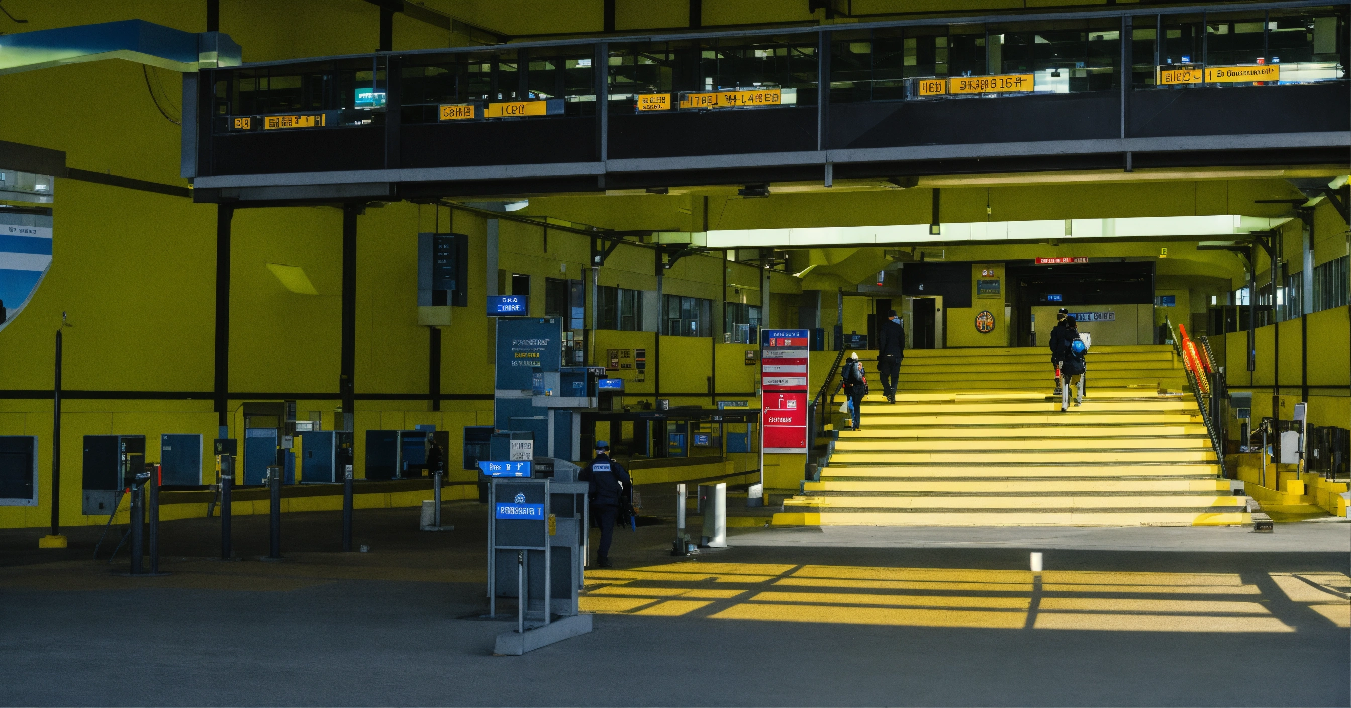 Lexica - Border post and the customs in the ferry terminal entrance