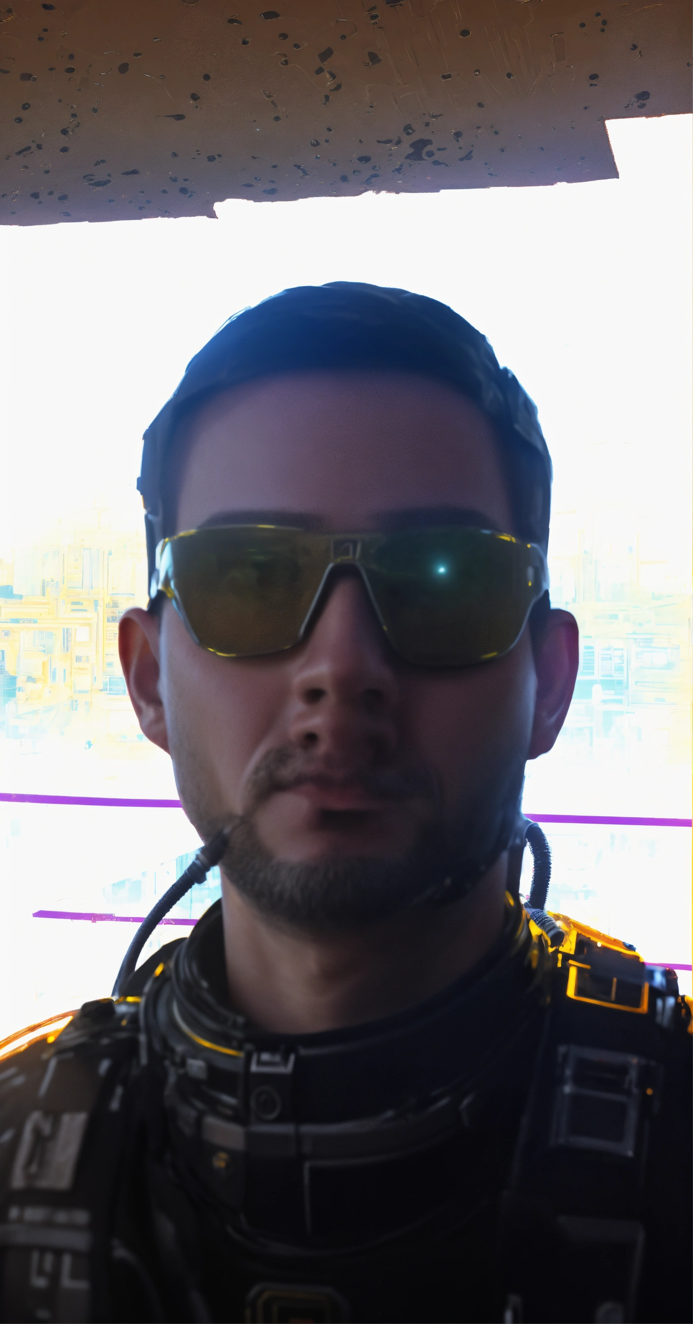 Lexica - This man digital art, in a sci fi NASA punk style space suit ...