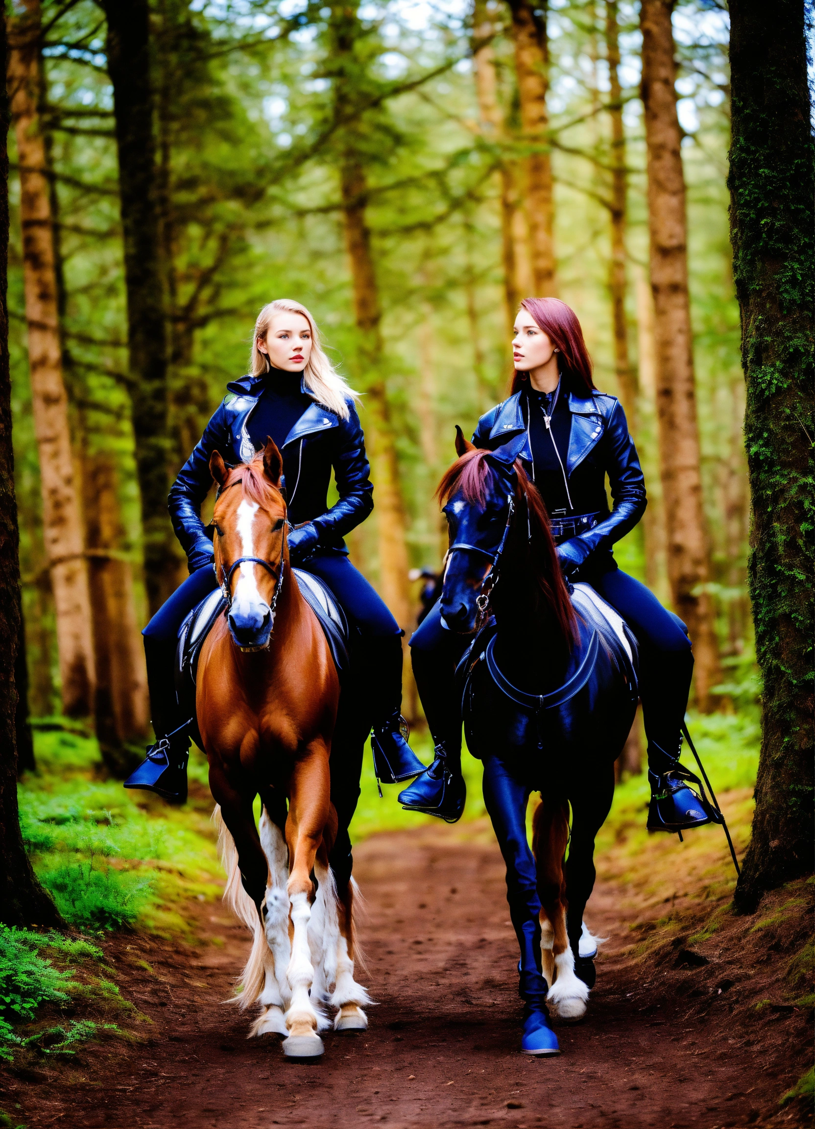 Lexica - Two 20 year old nordic female fashion bloggers wearing a black ...