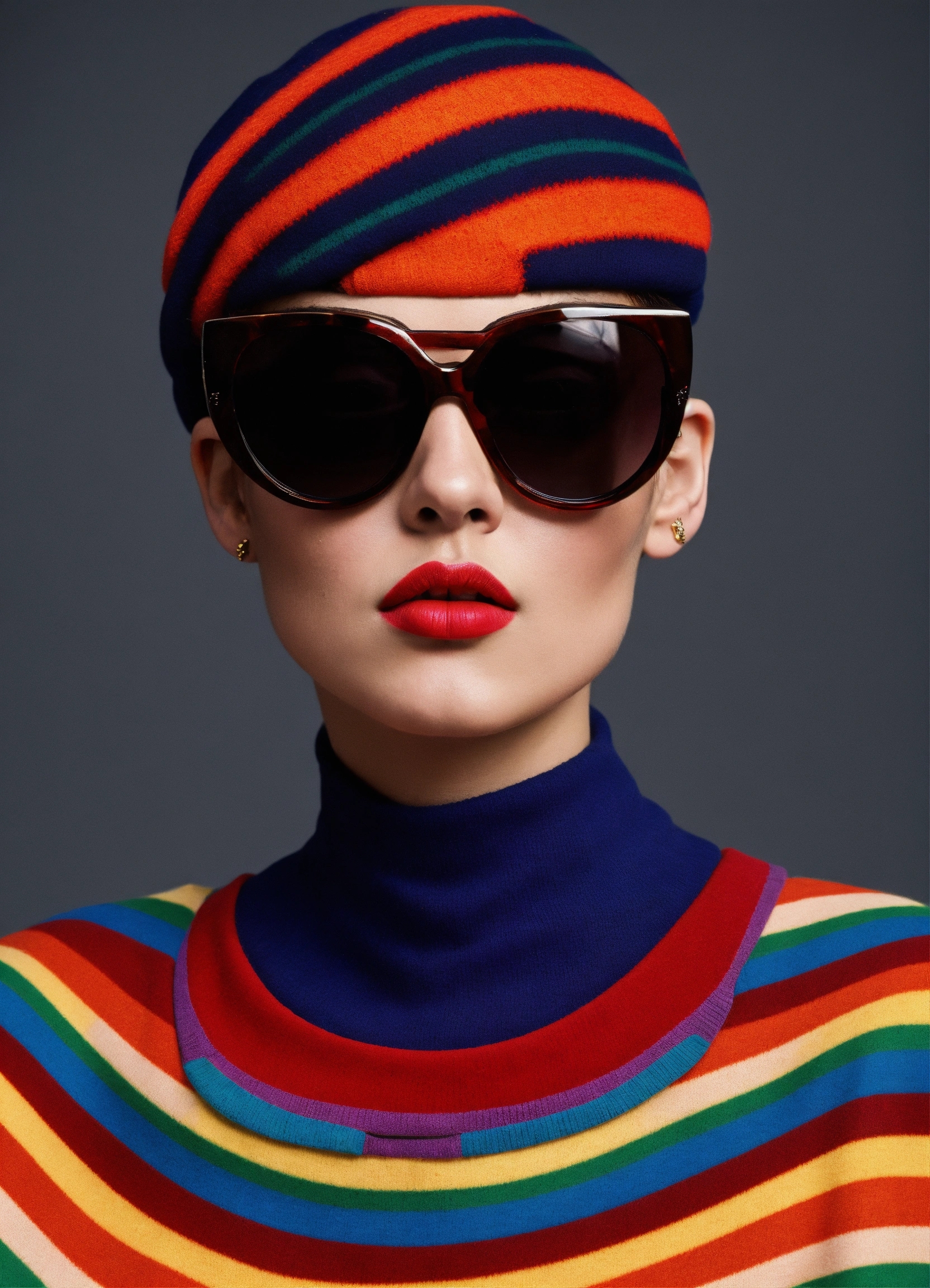 Lexica - Front profile half body model show Photography, in the ...