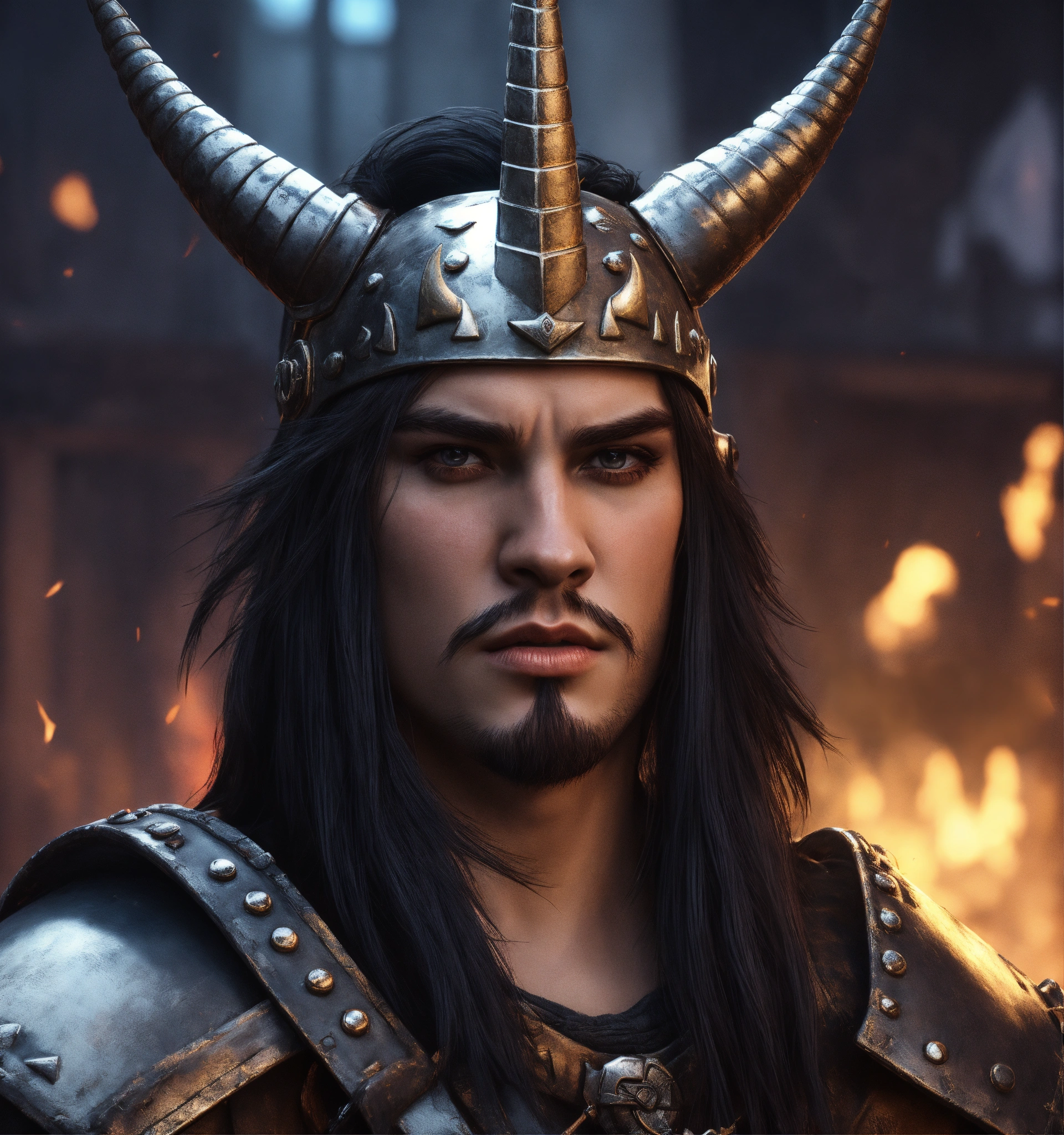 Lexica - Game character cartoonish realistic emo metal quadrate head ...