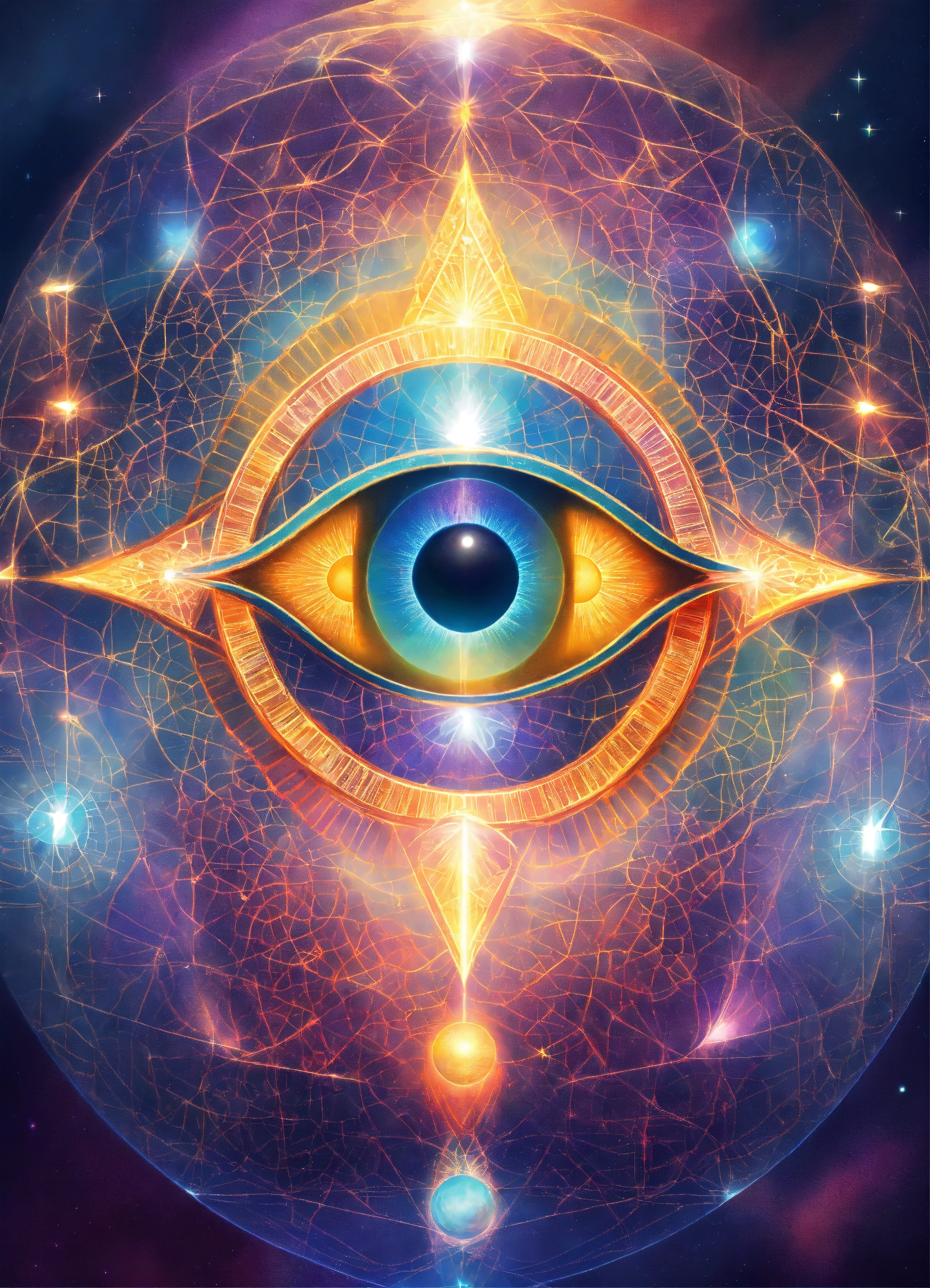 Lexica - The divine eye symbole, vibrating, connected to other universe ...