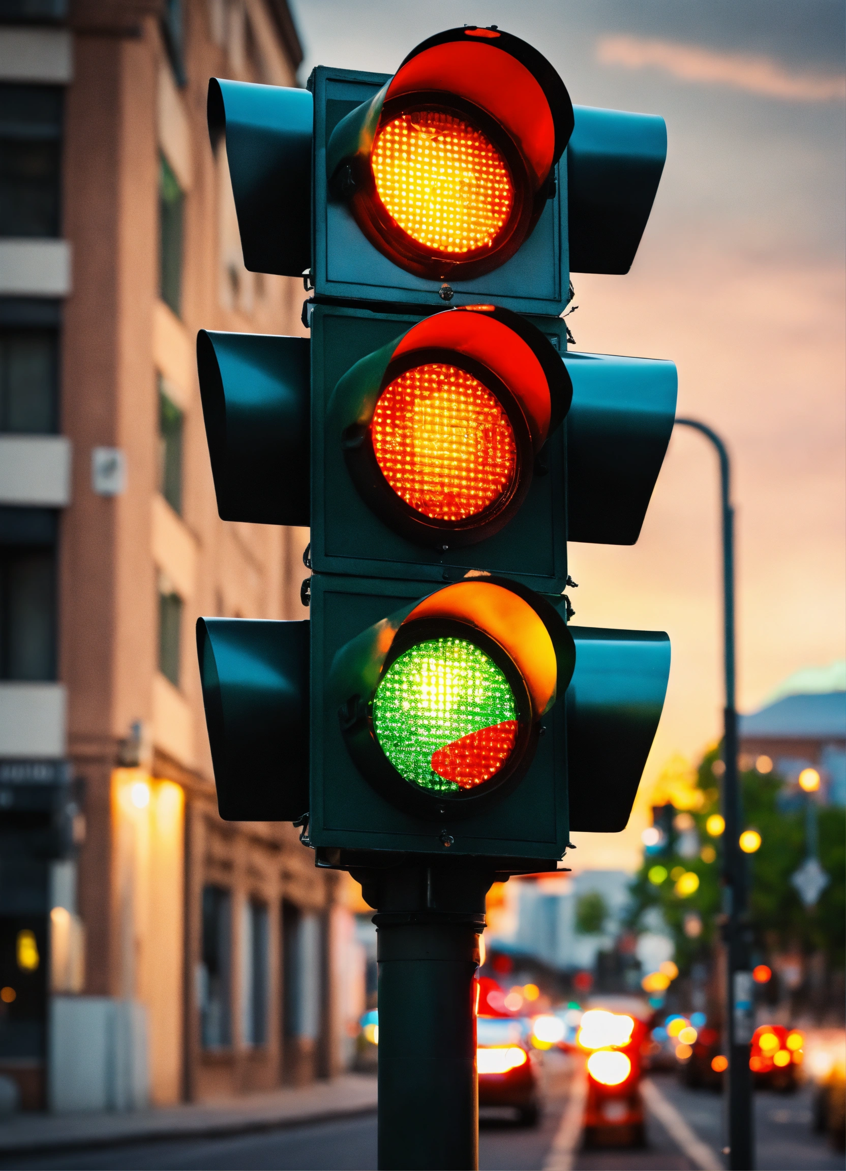 Lexica - Create a simple trafficlight with the typical structure