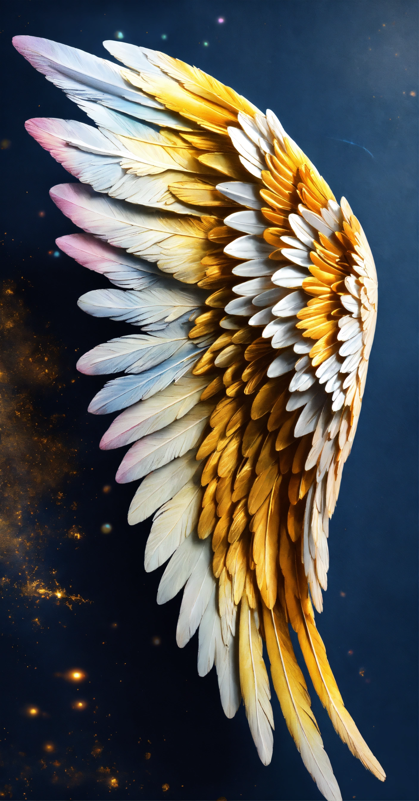 Lexica - Beautiful and perfect small angel wings in white, detailed and ...