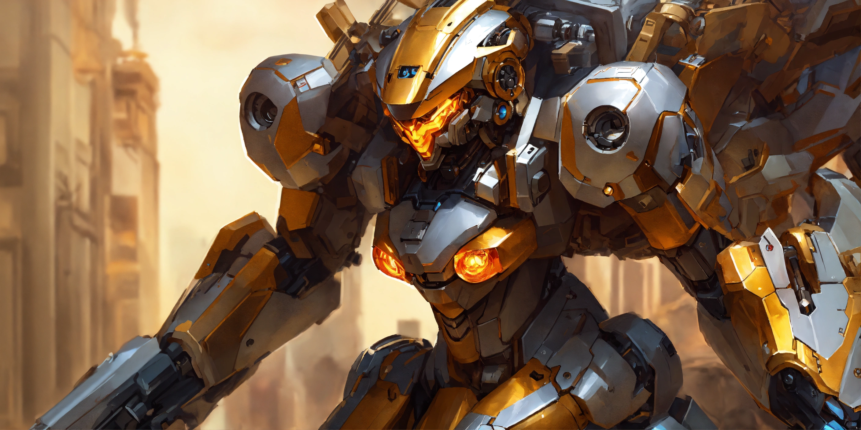 Lexica - Anime art of a mechanical gear-driven mecha, 8k, stunning ...