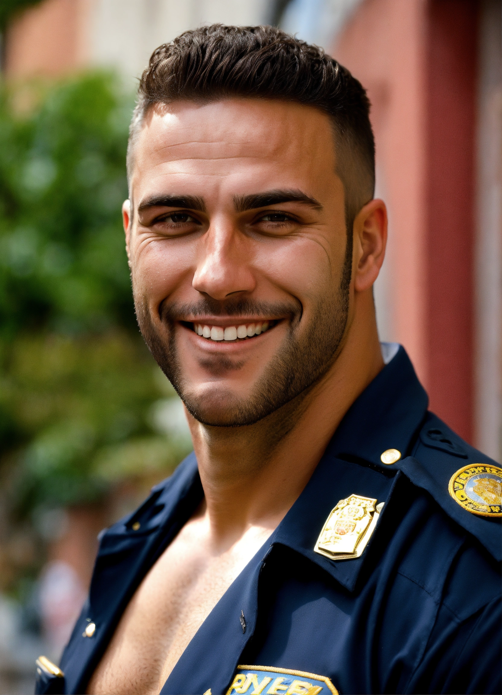 Lexica - Handsome Italian Cop from the Bronx, Joe Menano. He is a brute ...