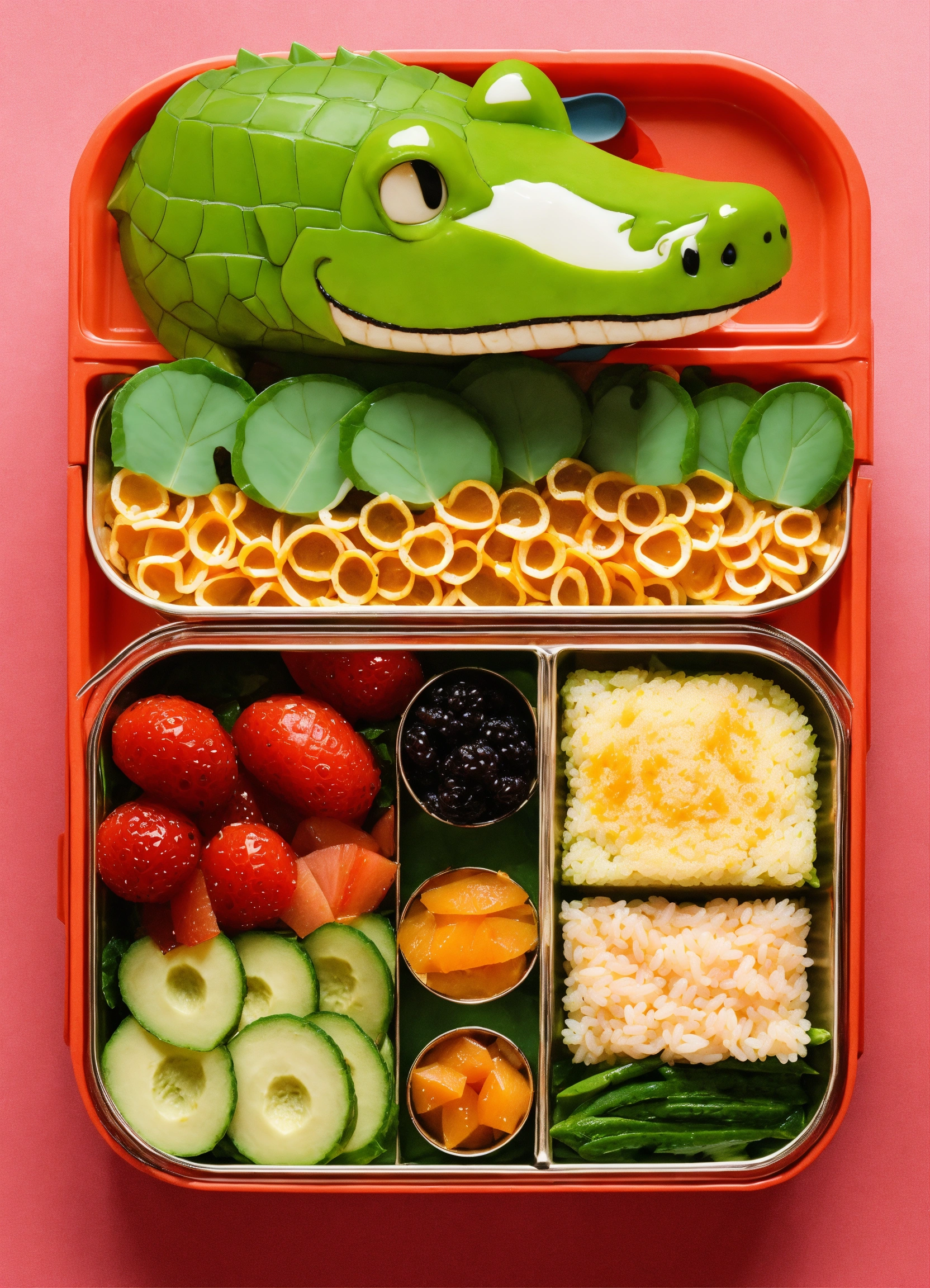 Lexica - Vector the Crocodile inspired bento box
