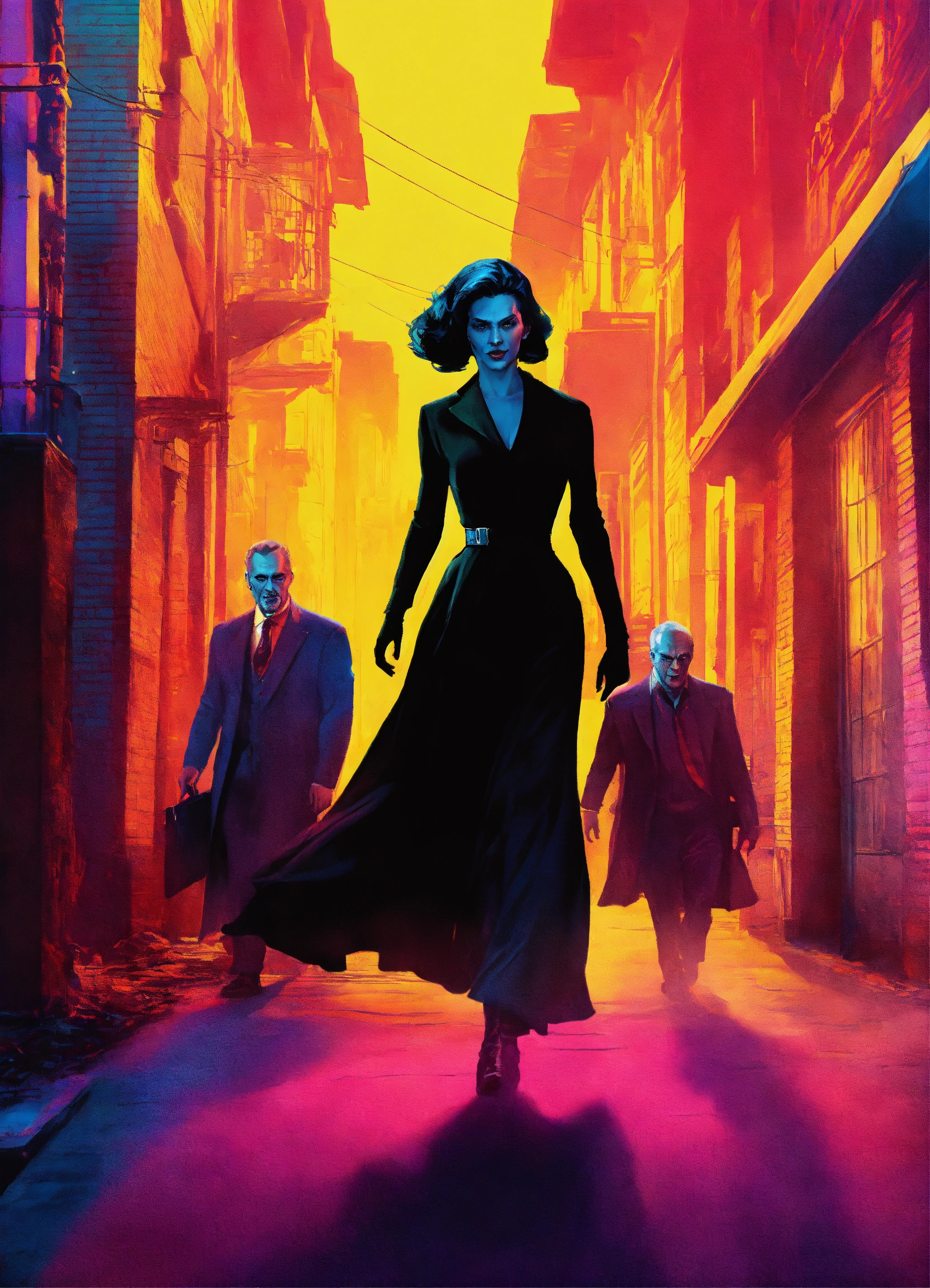 Lexica - Cinematic, classic movie monsters , with vibrant colours ...