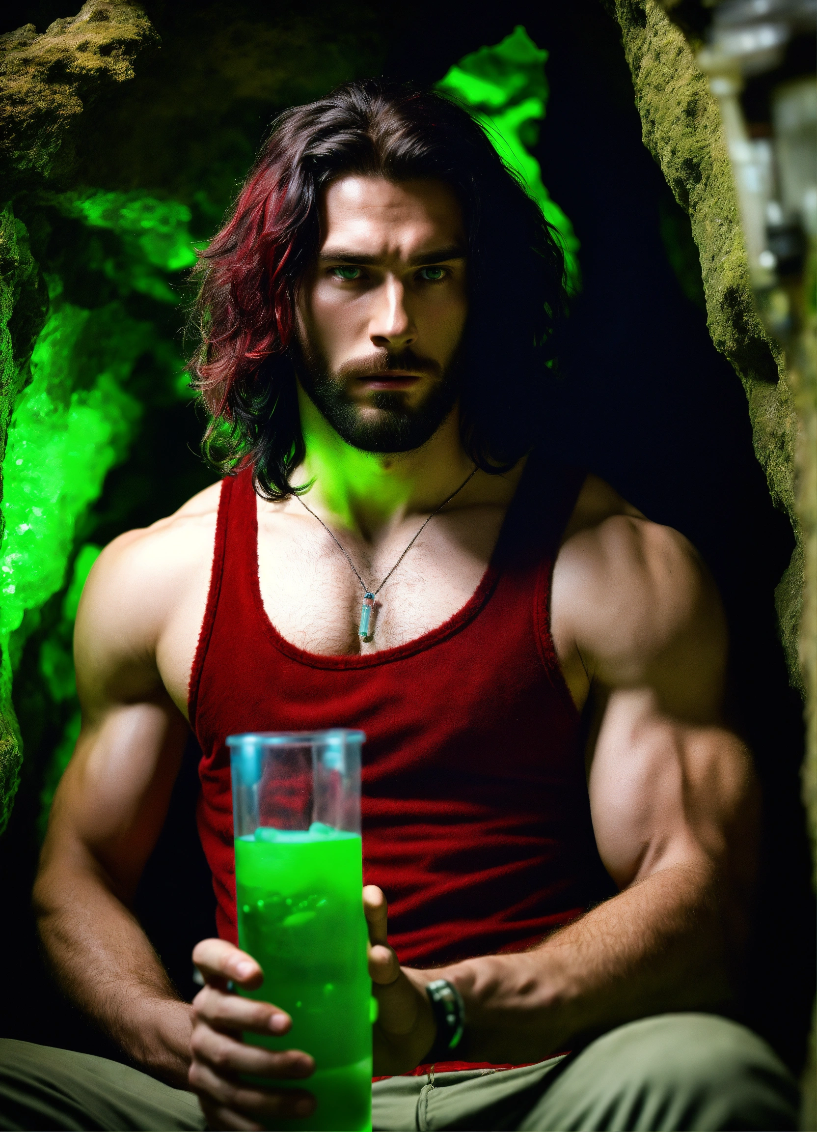Lexica - In photographic style a rugged scruffy and skinny pale german ...
