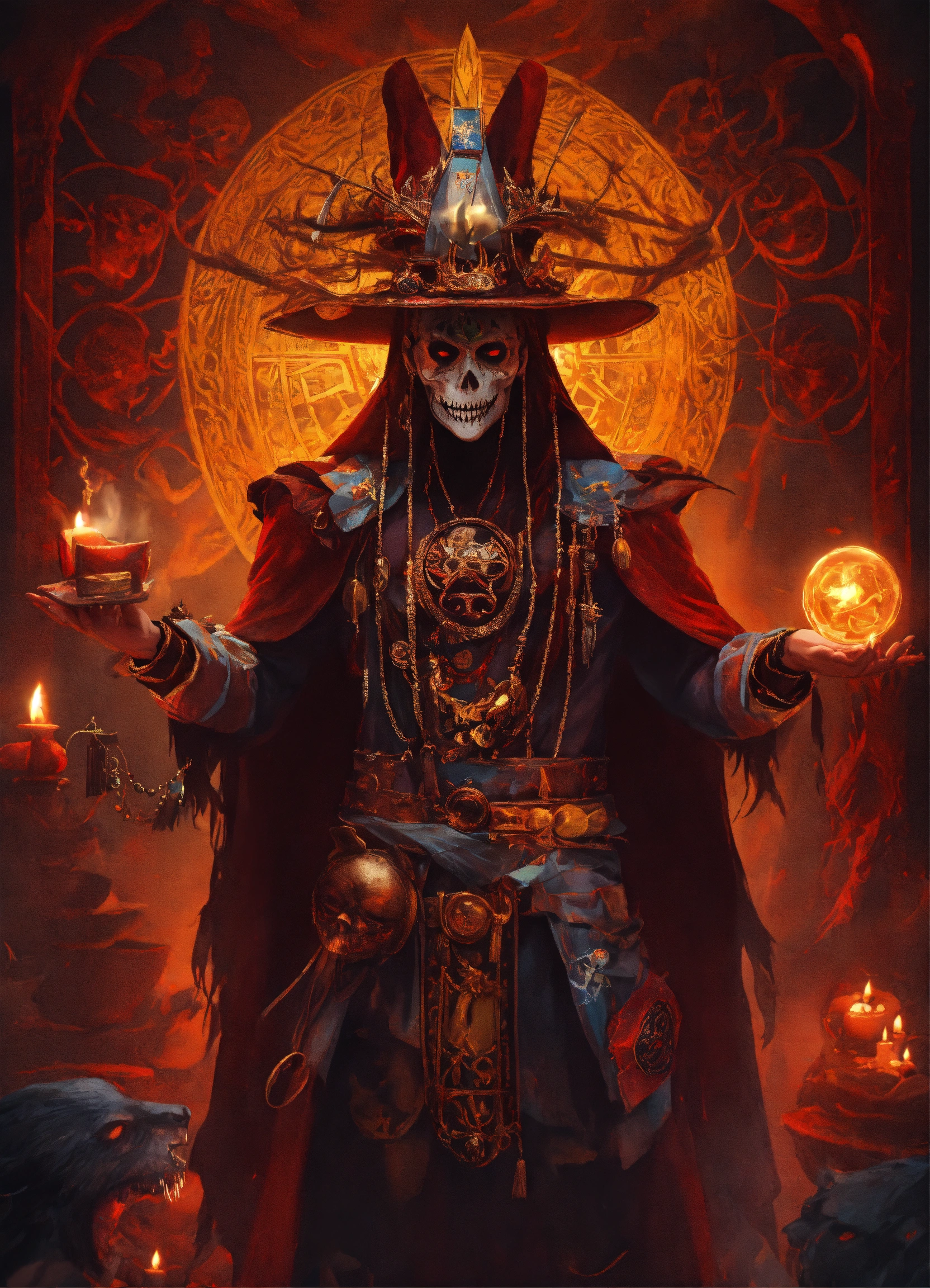 Lexica - Evil magician king summoning supernatural forces from a ...