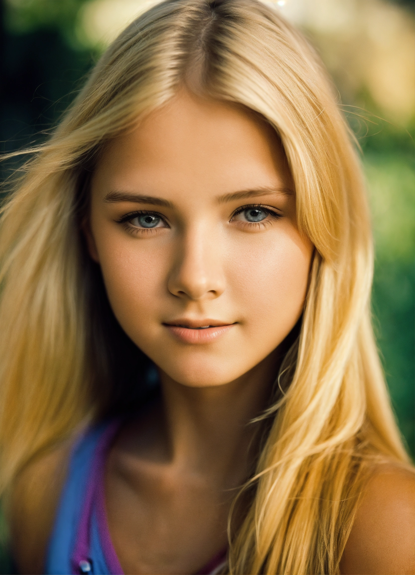 Lexica A 12 Year Old Blonde Girl