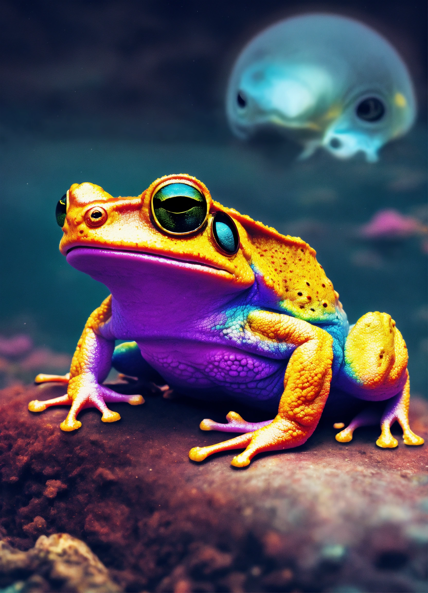 Lexica - I’m Photorealistic pastel Ghost Toad in A gothic grunge punk ...