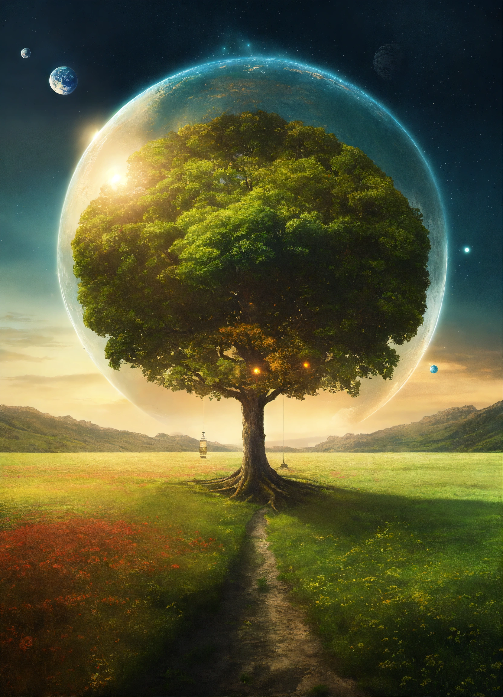 Lexica - Eight worlds dimensions, one below the other, separated by a ...