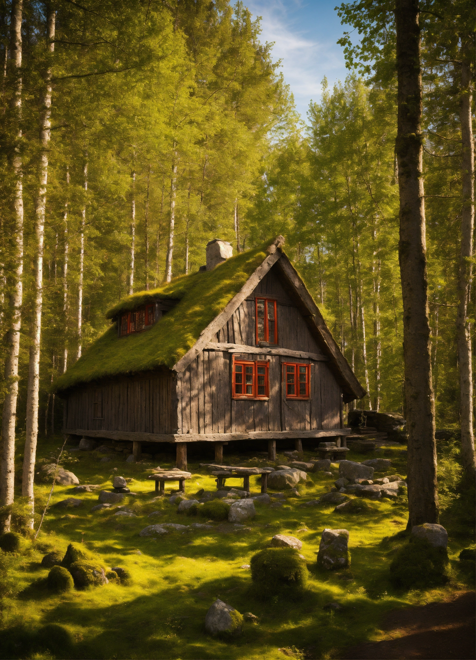 Lexica - Anglo saxon house in arctic forest