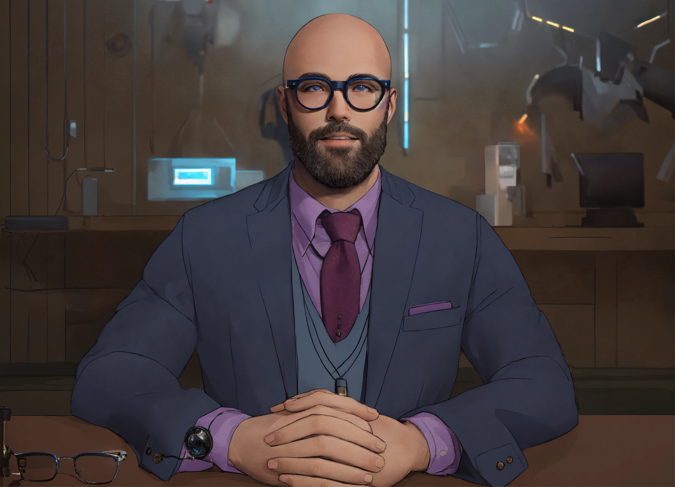 Lexica - Transform the given face into a half-human, half-ai hybrid ...