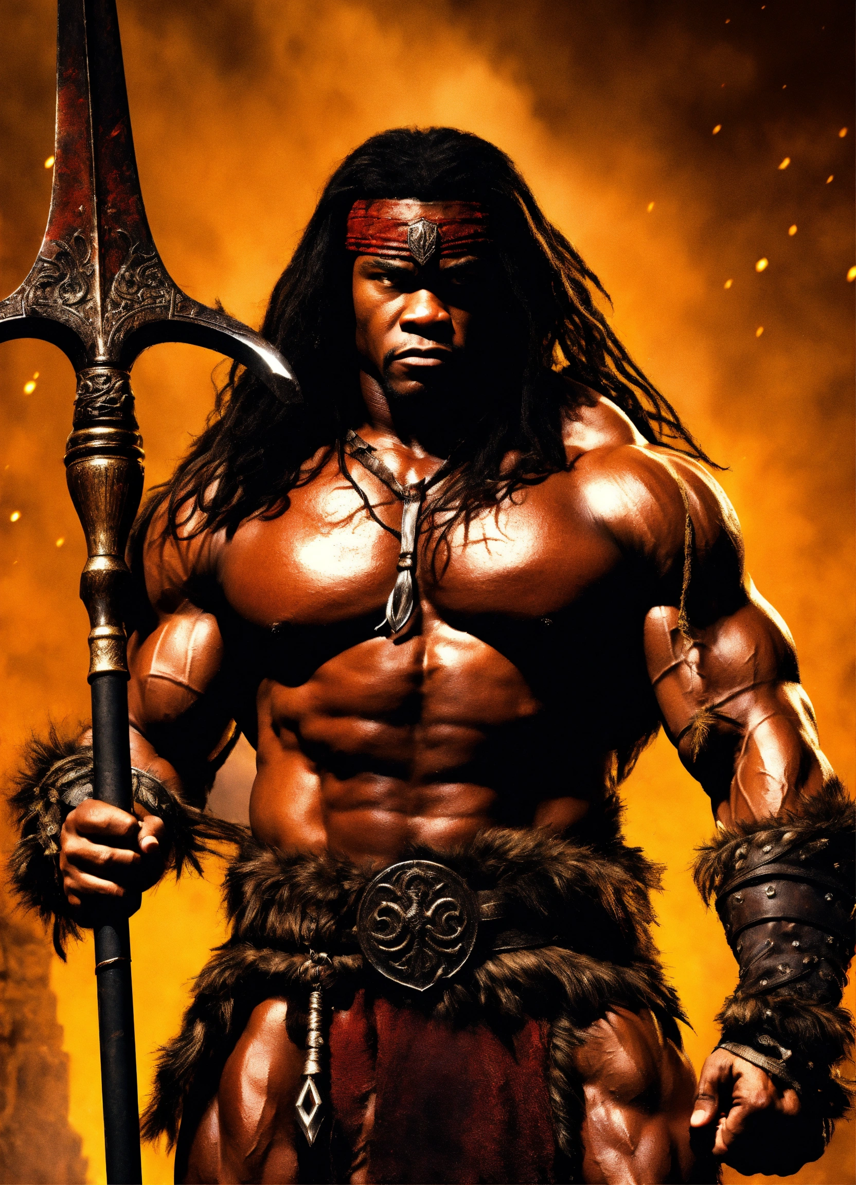 Lexica - Kai Greene as Conan the Barbarian high definition cinema 8k ...