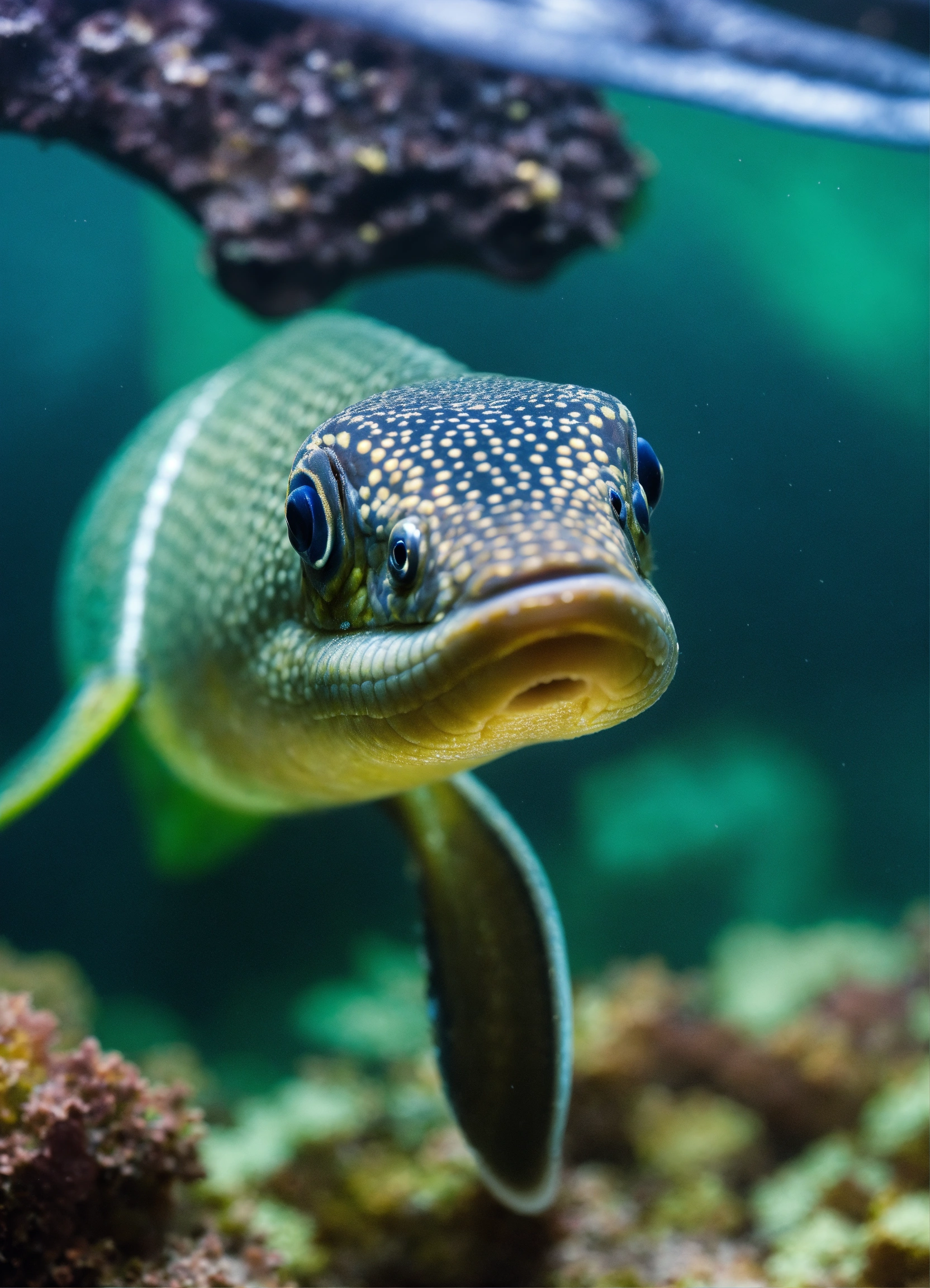 Lexica - An eel seen from the front