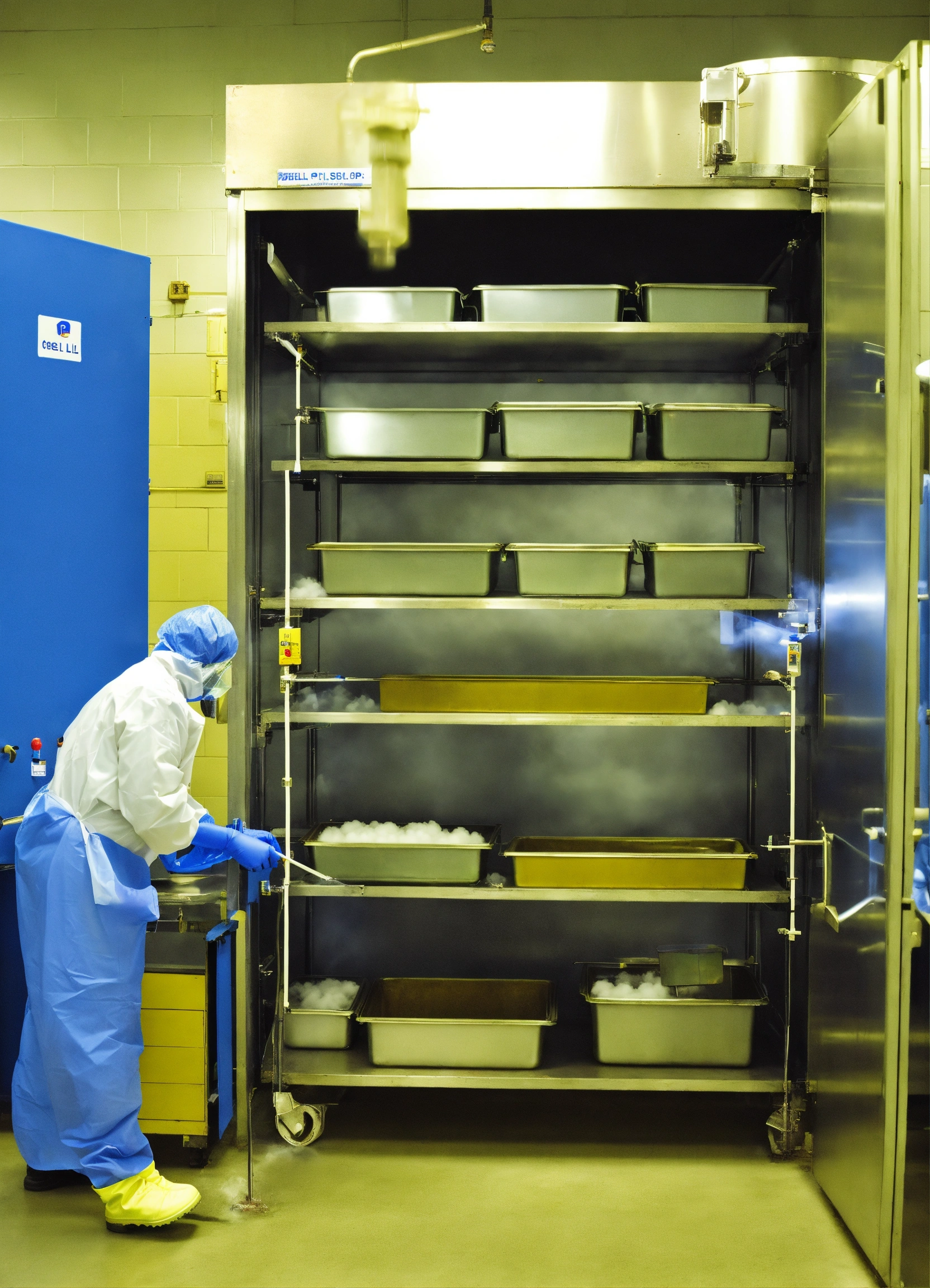 Lexica - Picture from a cell-ban there trays are removed from a ...