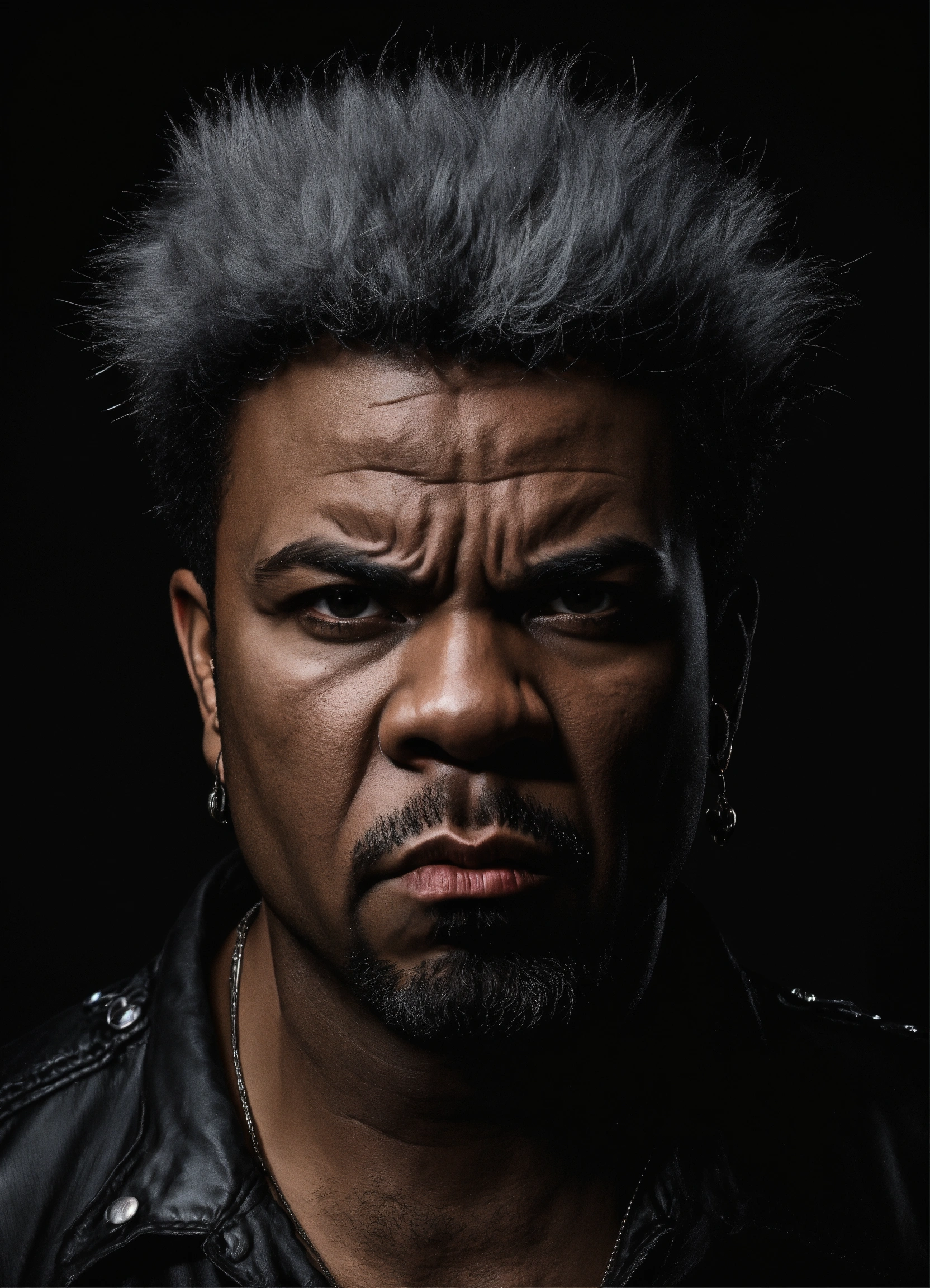 Lexica - Spoilt brat, middle aged, punk rebel, Cyril Ramahosa, frowning ...