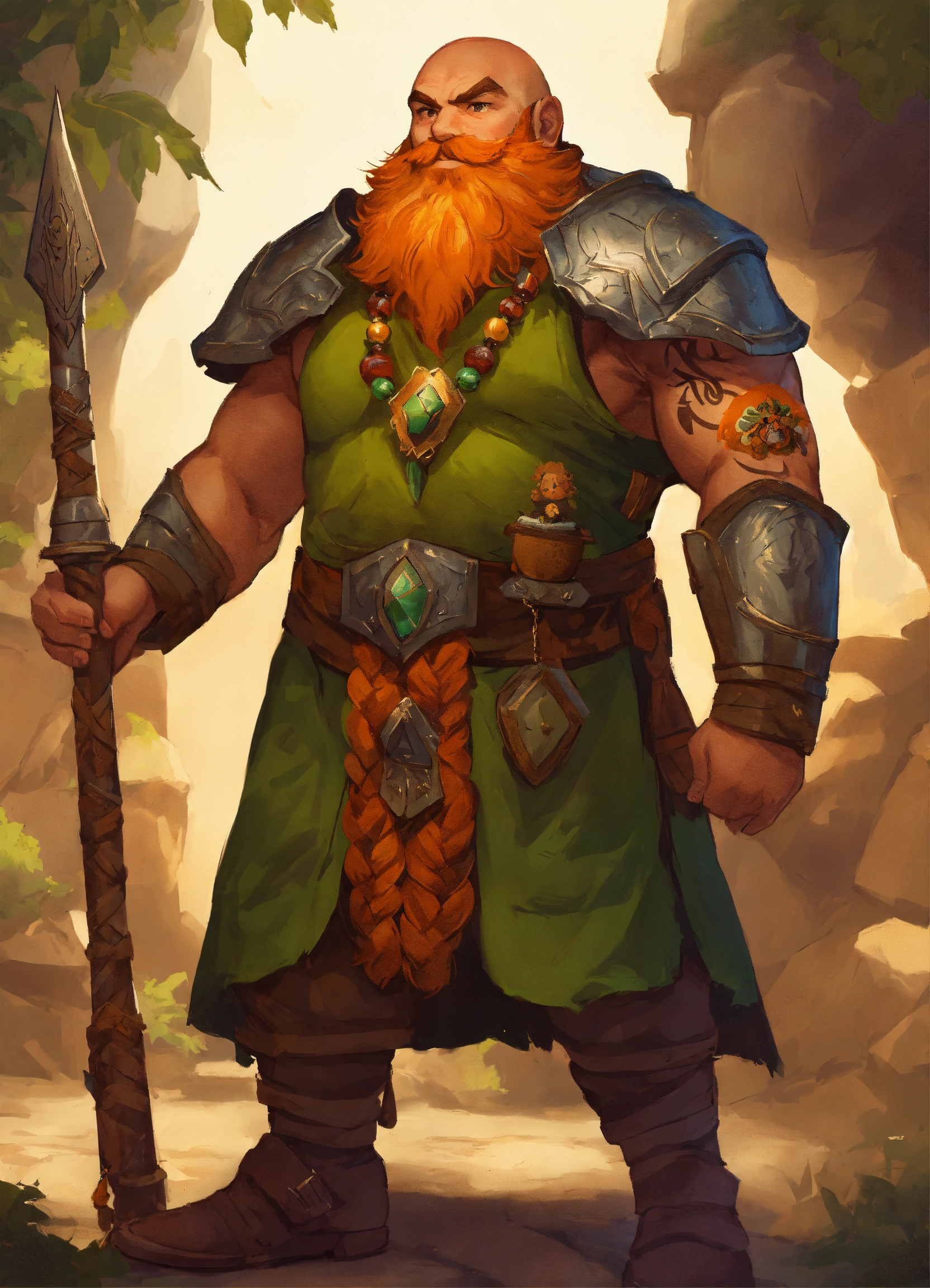 Lexica - A stocky and muscular dwarf. A little short for a dwarf. He ...