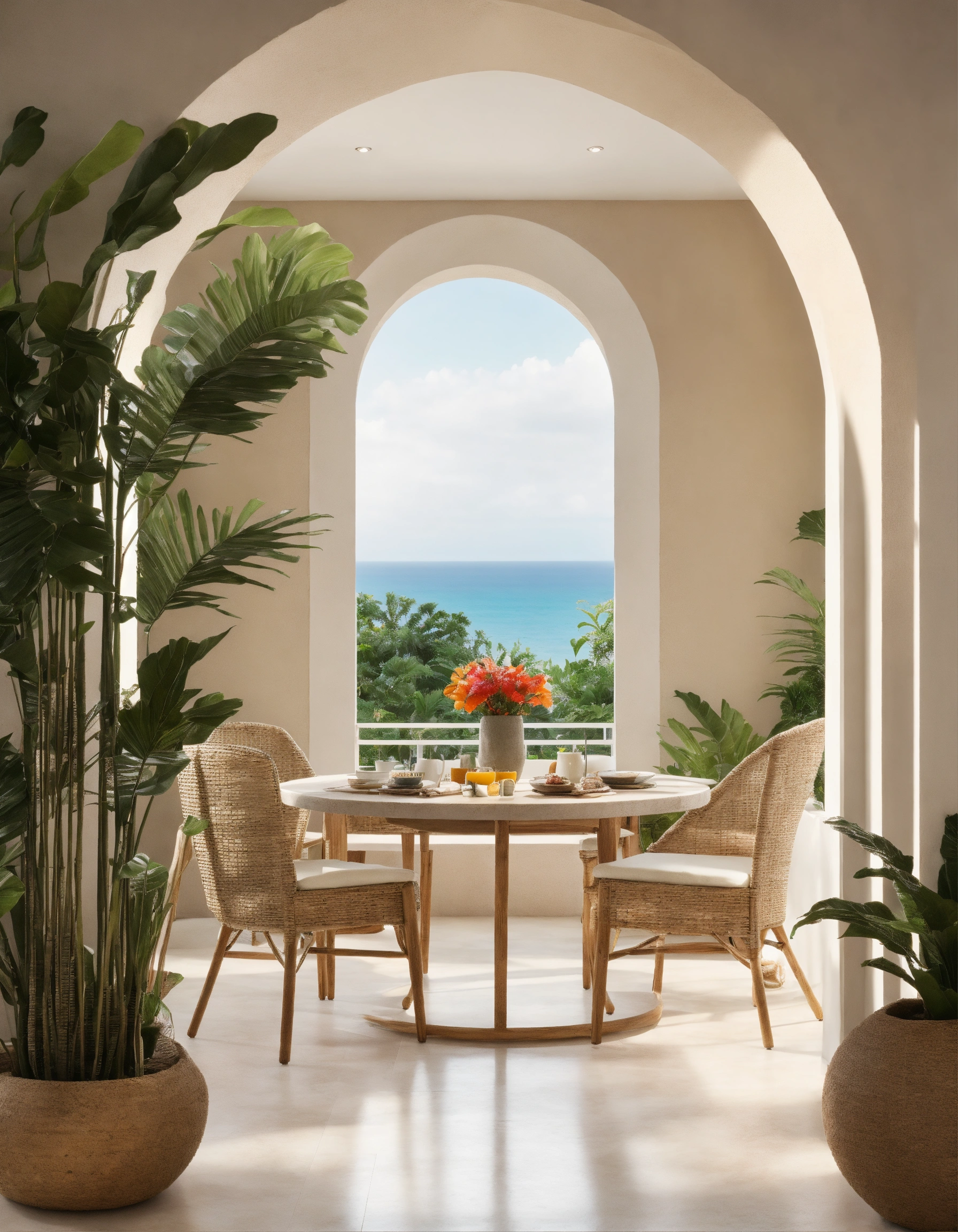 Lexica - Ultra realistic photo of Modern take on upscale bali inspired ...
