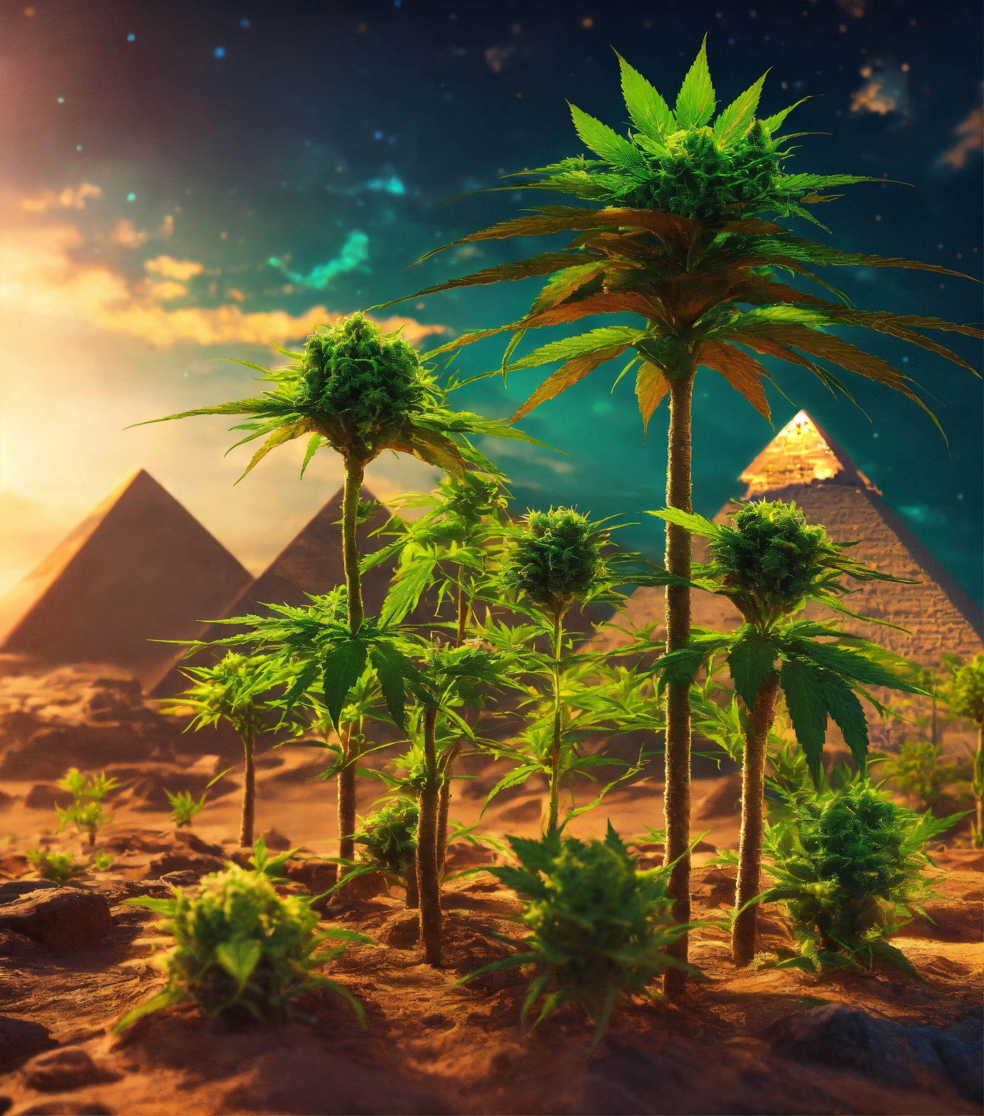 Lexica - Cannabis plants, the photo is in 8k resolution, colorful, and ...