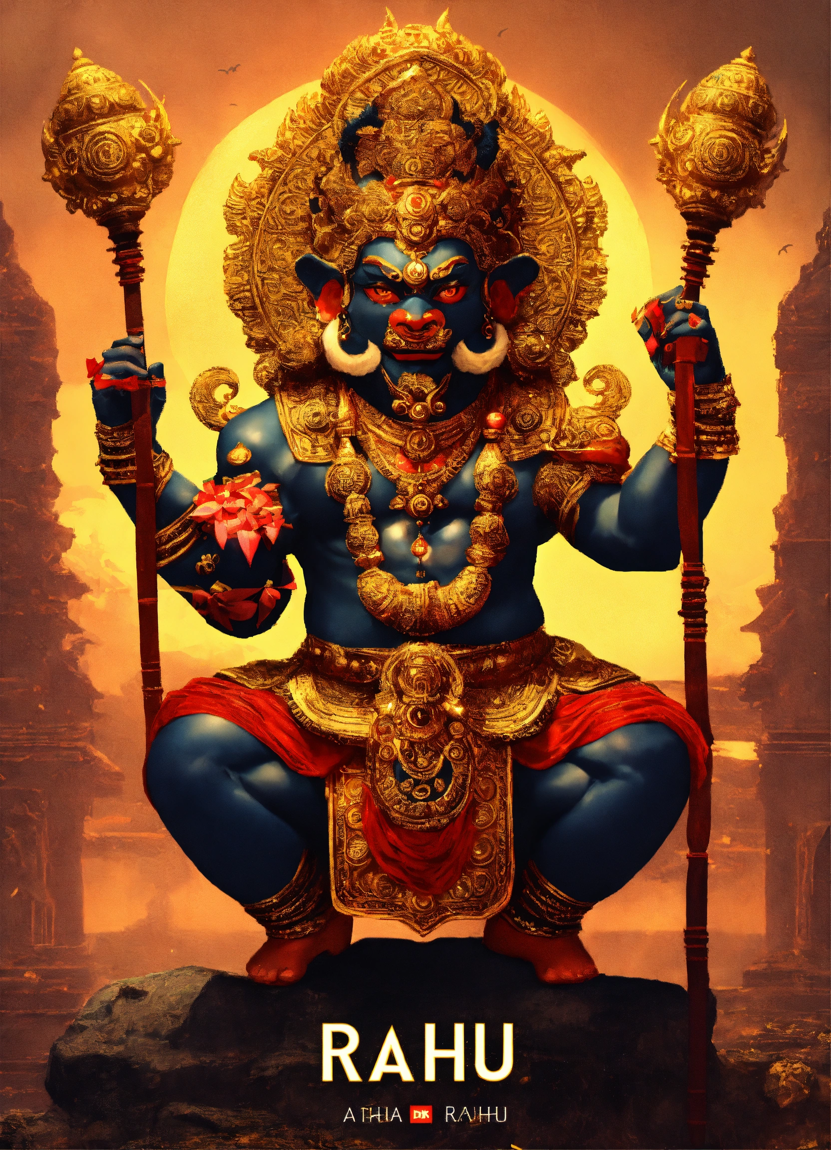 Lexica - Generate an image of Rahu
