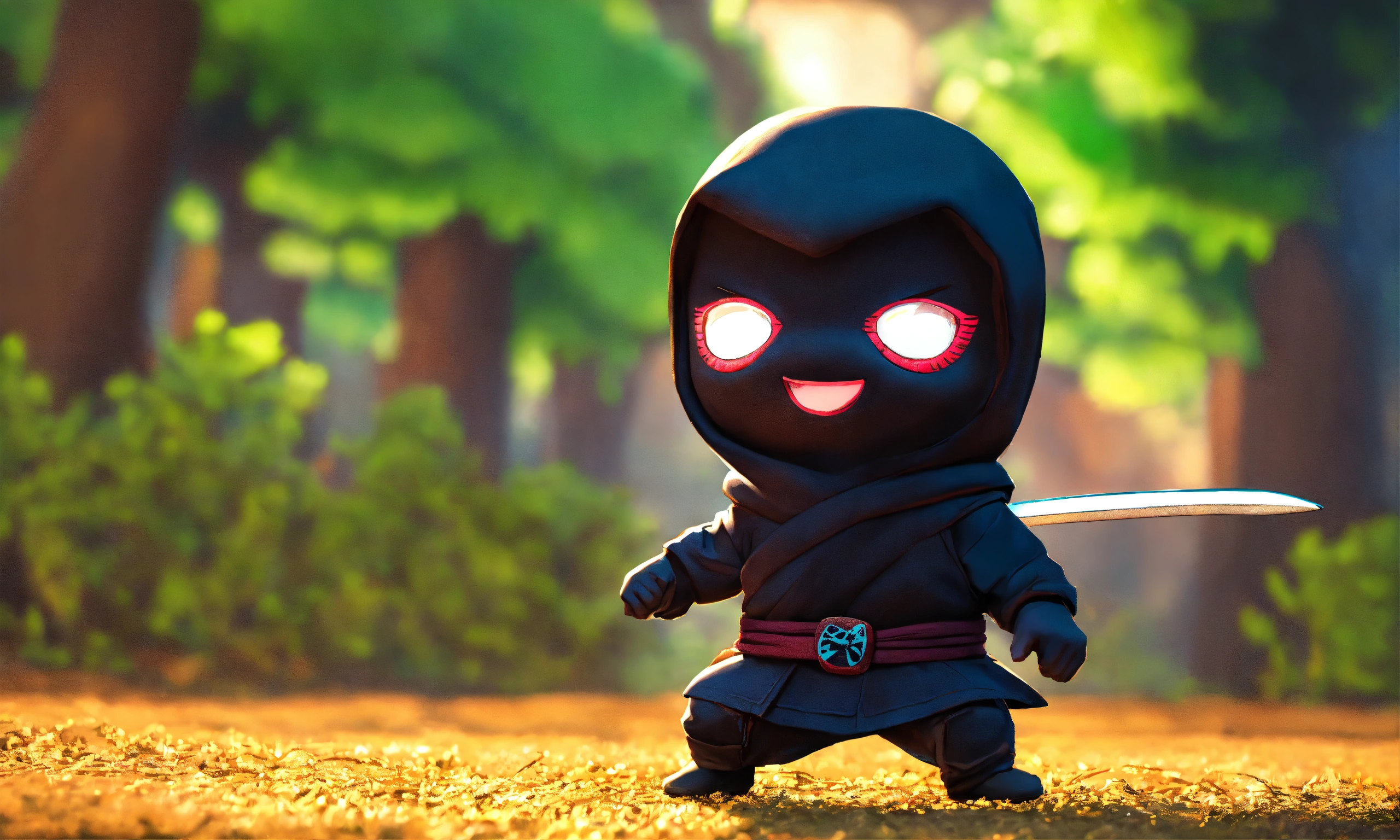 Lexica - Cute, smiling, ninja
