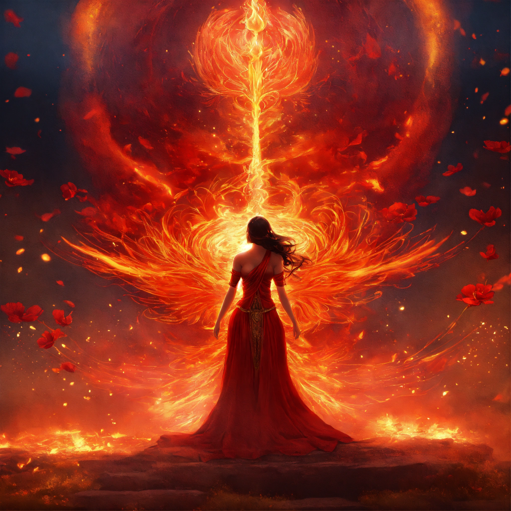 Lexica - Fantasy, mesmerizing design, ascending spirit woman, spirit ...