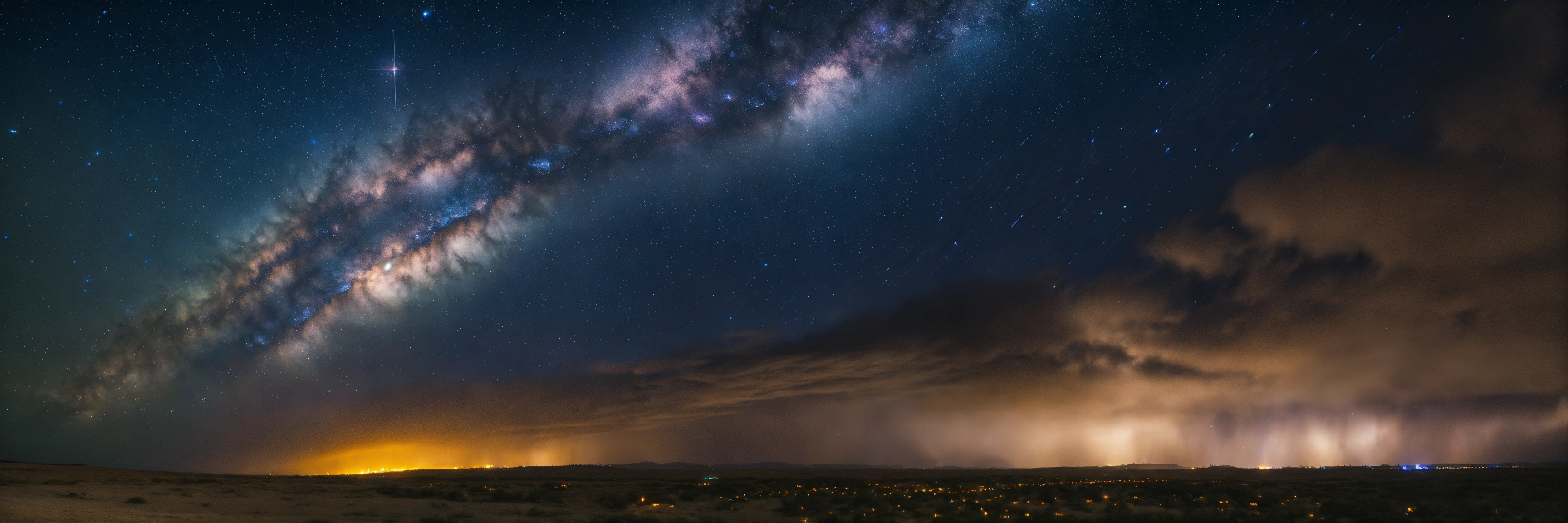 Lexica - Stars on stormy night, detailed, 16k, focused, extreme details ...