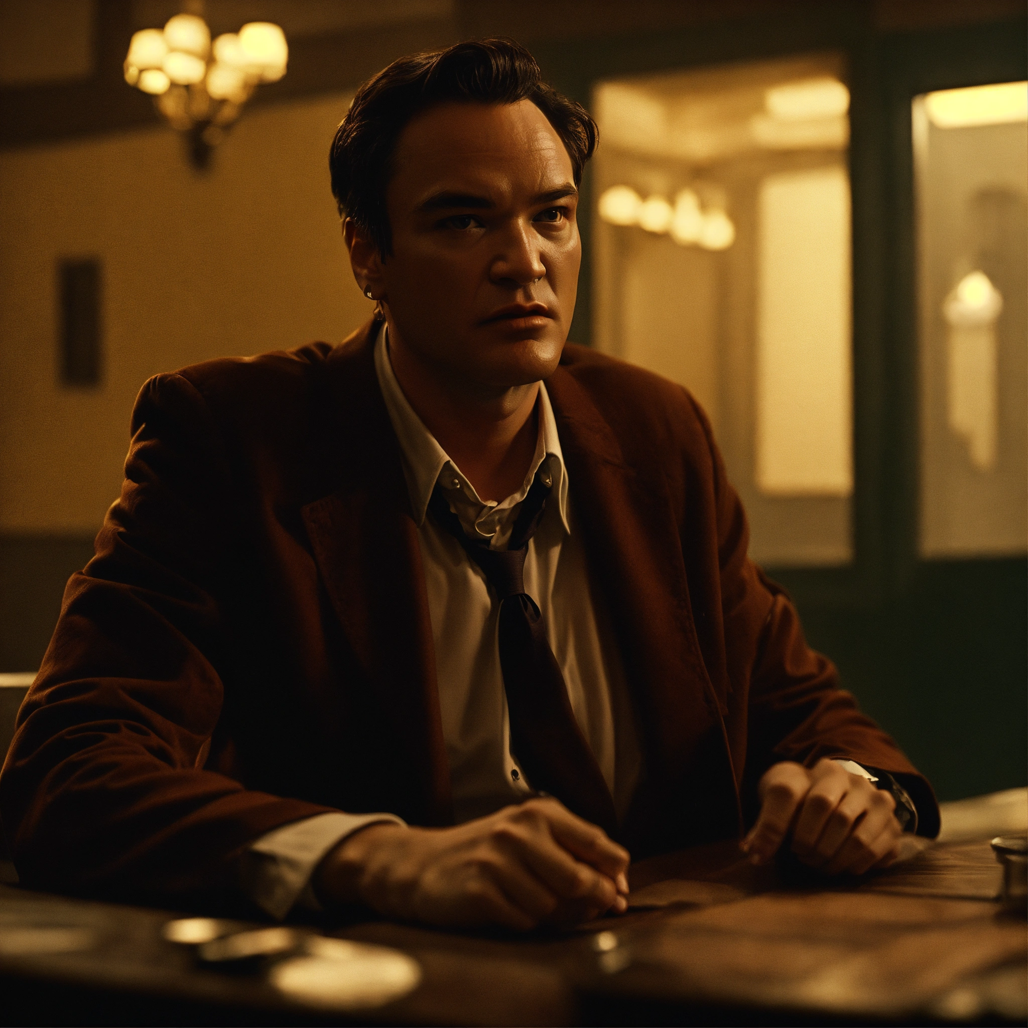 Lexica - Antiheroes in Quentin Tarantino aesthetic, Dutch angle shot ...